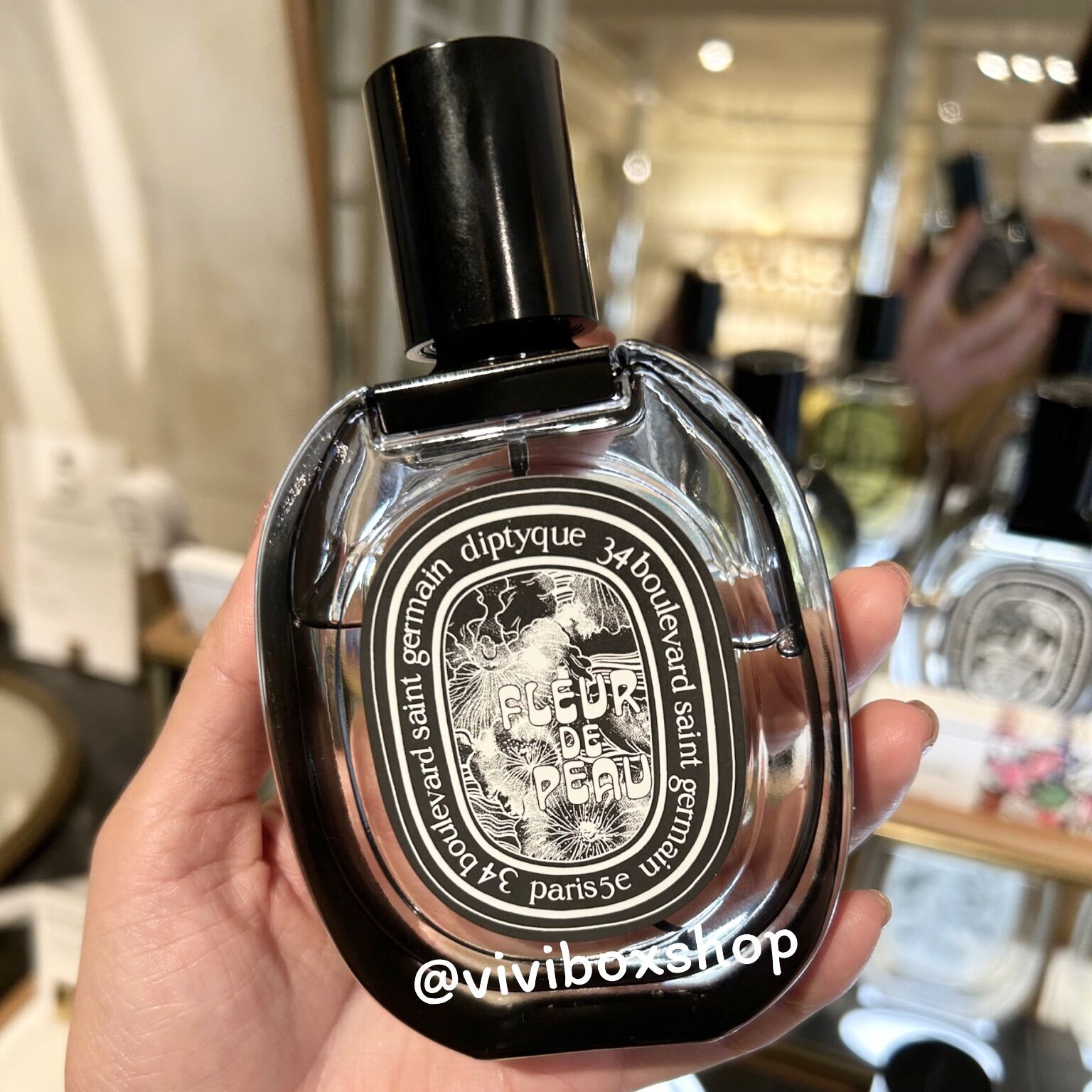 DIPTYQUE EDP 75 ml. Fleur de peau, Orpheon, Eau Rose ป้ายคิงเพาเวอร์และ ...