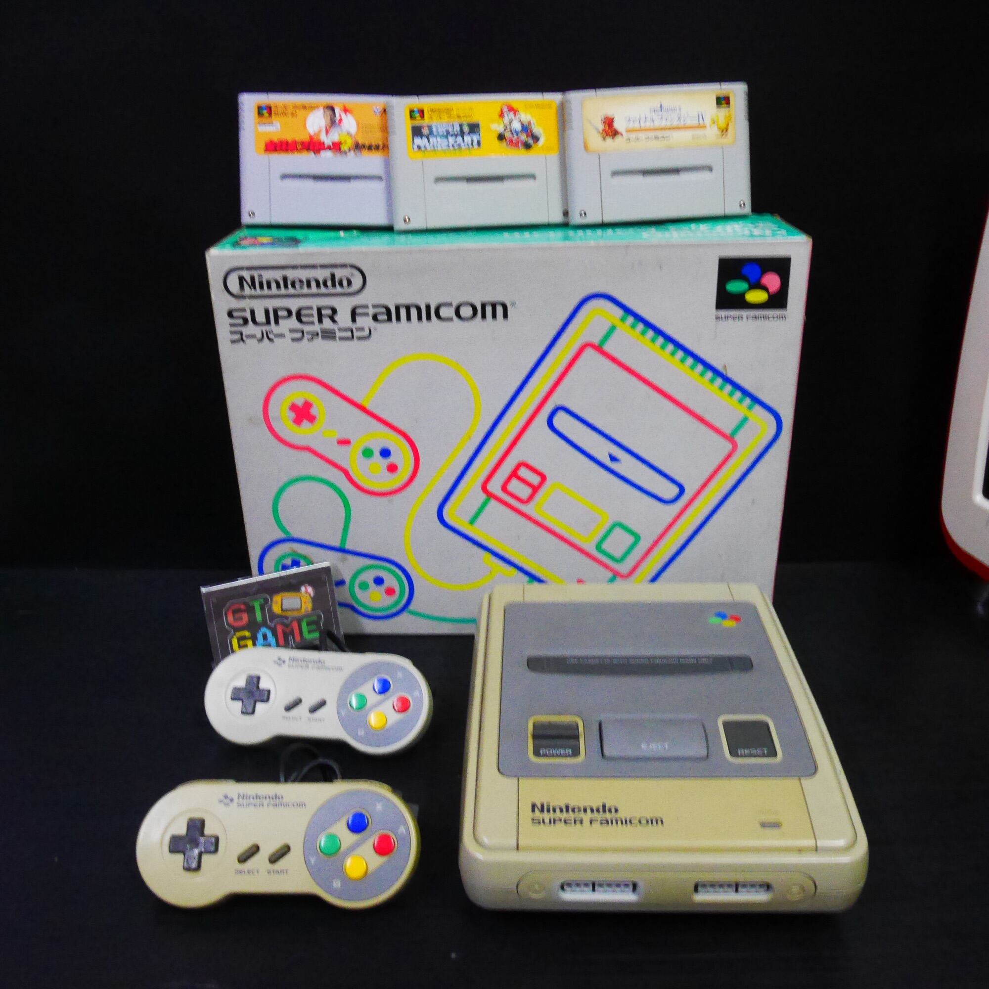 Nintendo Super Famicom + Mario kart Game 🇯🇵[ Japan ] 1990 220V.🏎🏁 Boxed ...