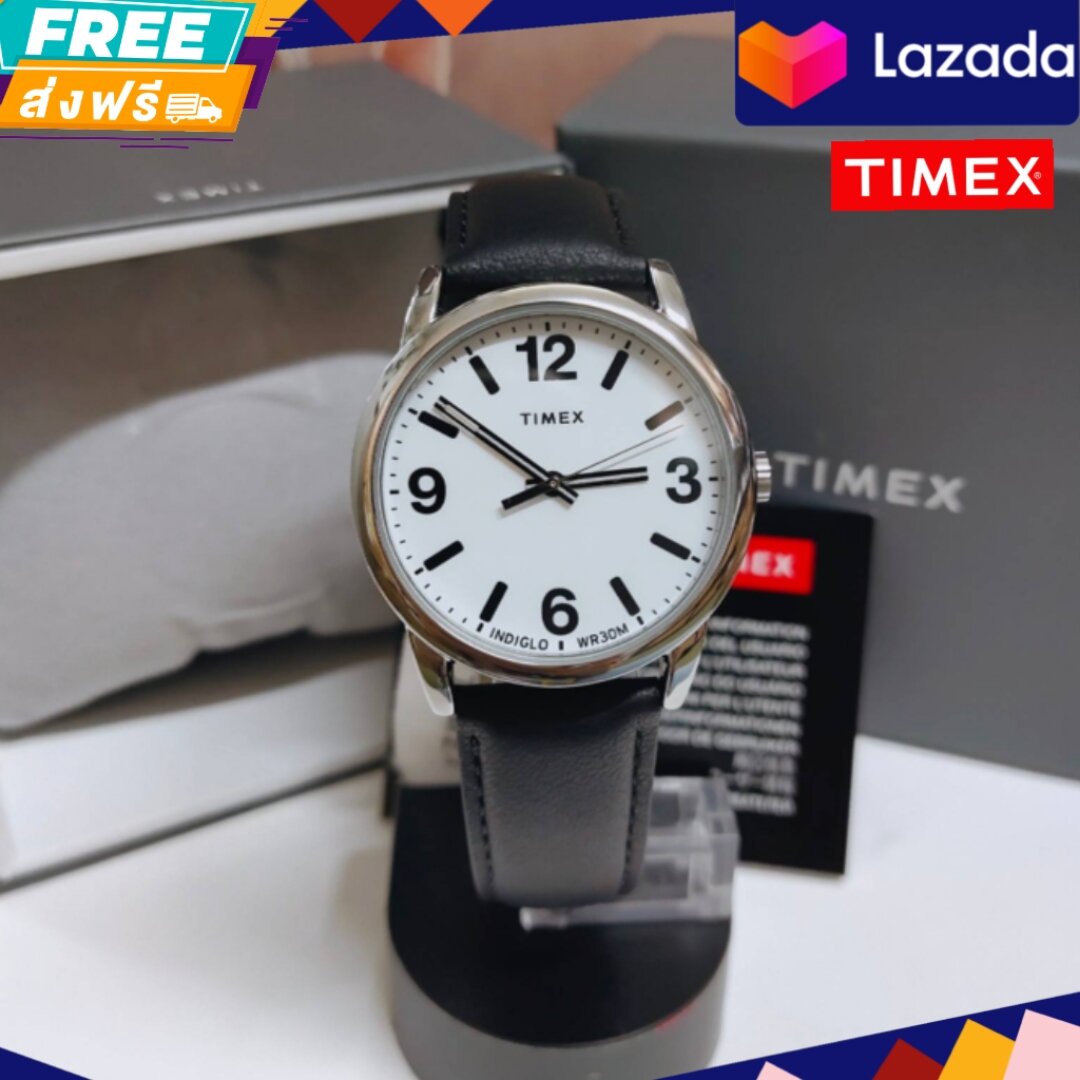 ประกันศูนย์ไทย นาฬิกาข้อมือ Timex TW2U71700 EASY READER BOLD SILVER-TO ขนาดหน้าปัด : 38 มม. ...
