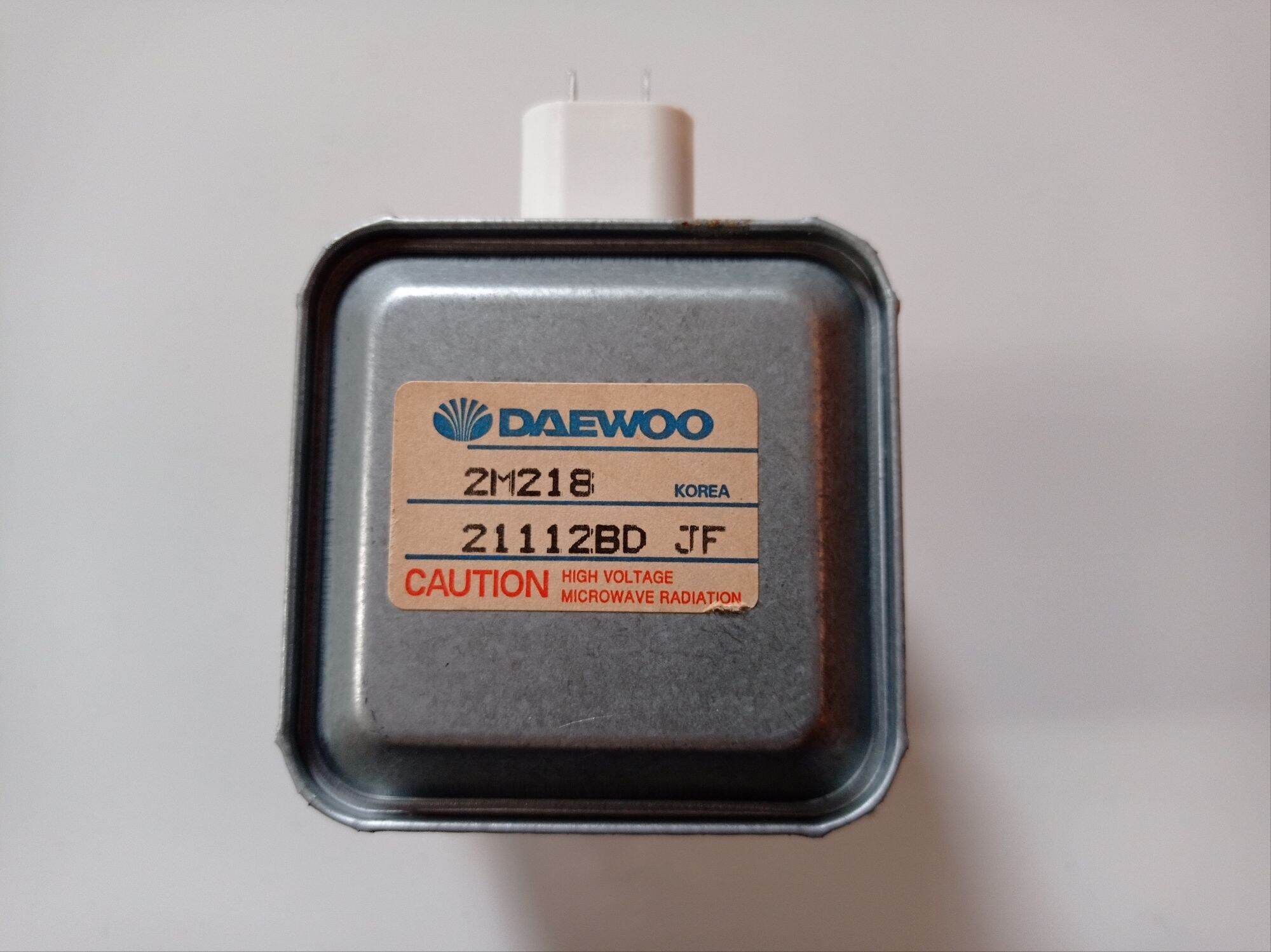แมกนีตรอนไมโครเวฟ ยี่ห้อDAEWOO เบอร์ 2M218 ของแท้ถอดจากเครื่อง(ขั้ว ...