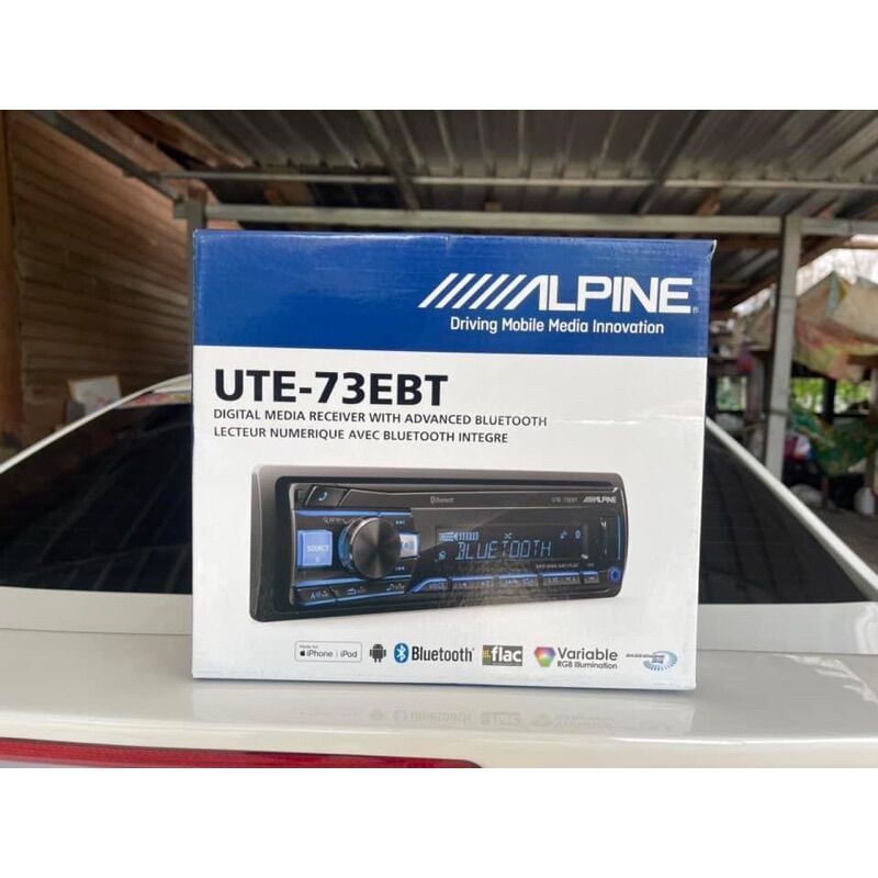ALPINE UTE-73EBT เครื่องเสียงรถยนต์ วิทยุ 1DIN แบบไม่ใช้แผ่น เครื่อง ...