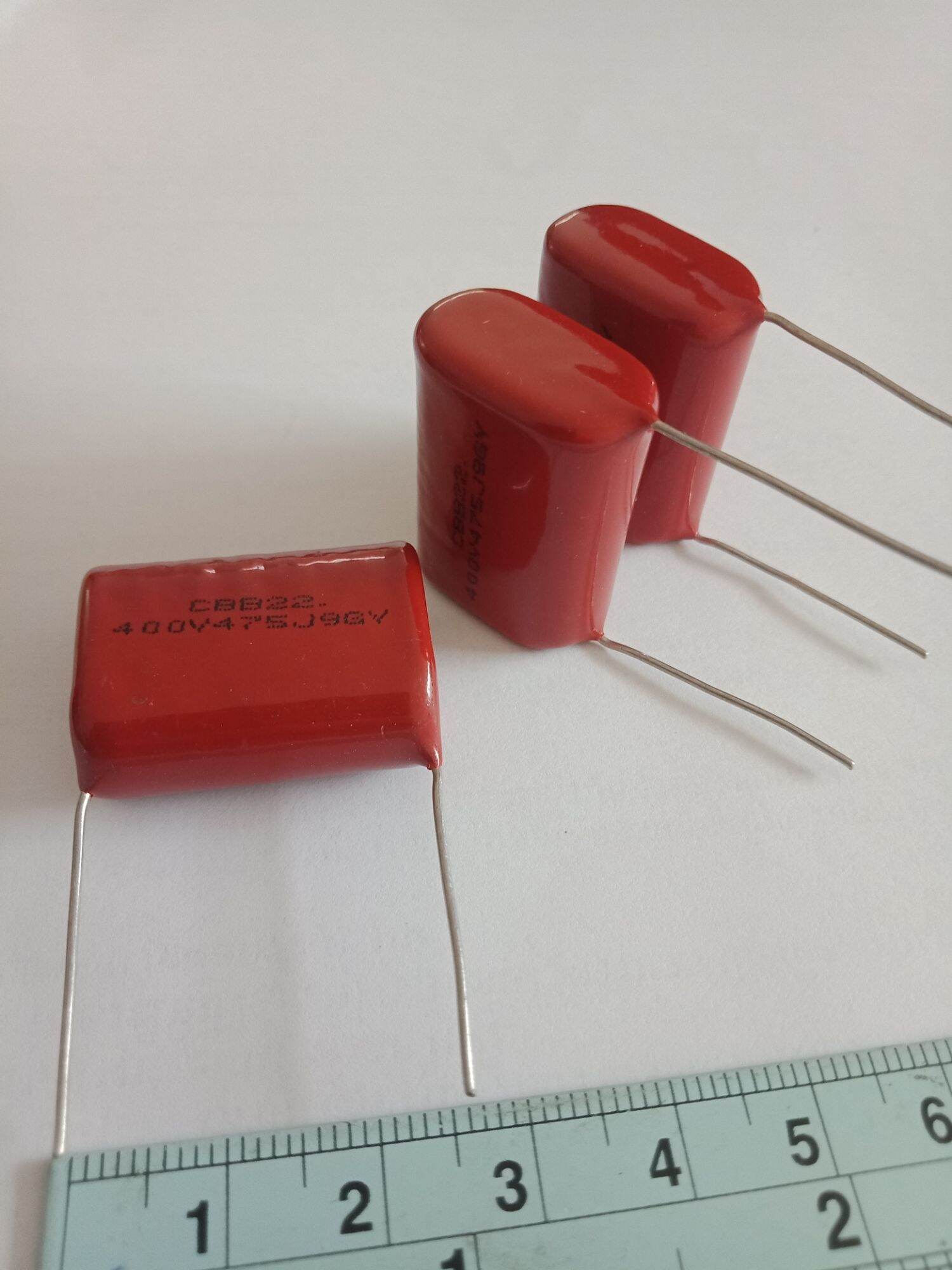 475J400V 4.7UF 400V 400V475J คาปาซิเตอร์ไมล่า4.7UF (แพ็ค10ตัว) C4.7UF ...