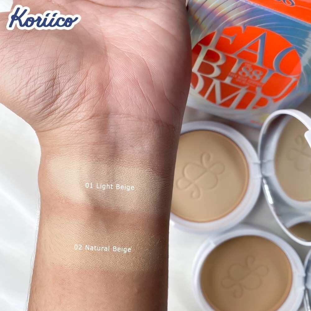 VER.88 Face Blur Compact แป้งเวอร์ 88 เฟสเบลอ ปกปิด กันน้ำ SPF20 PA ...