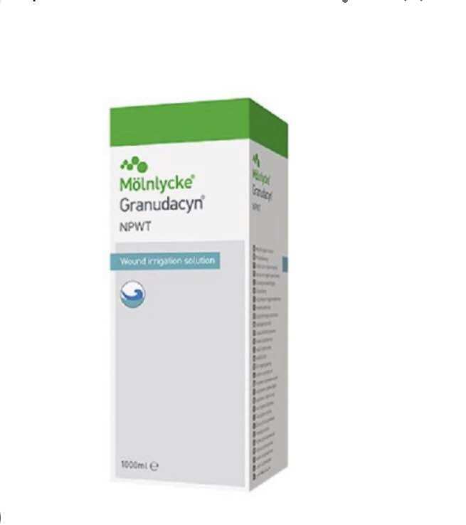 Granudacyn Wound irrigation Solution 1000 ml. ล้างแผล ทำความสะอาดแผล ...