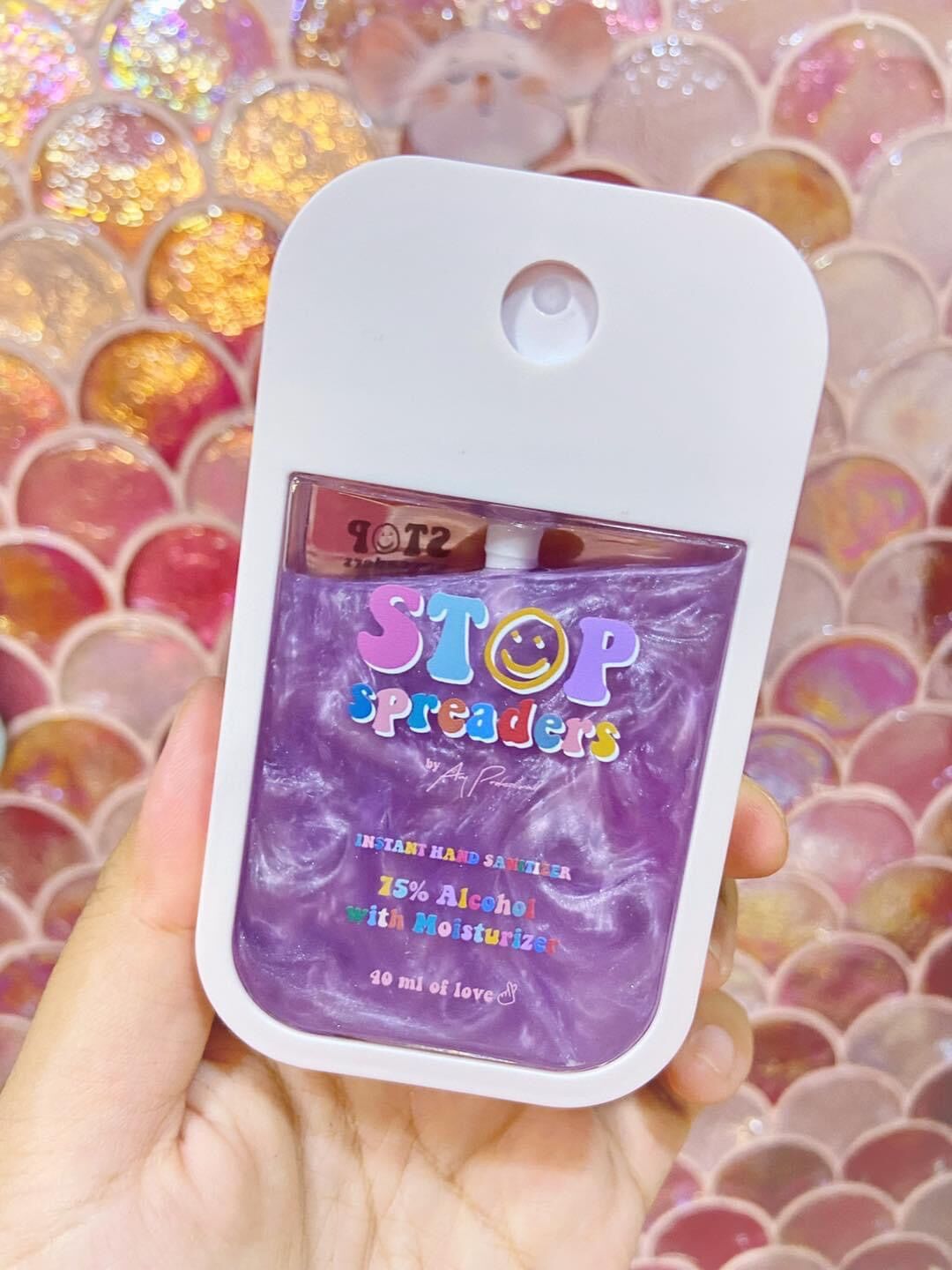 Stop Spreaders Spray Alcohol 75% 40ml. สเปรย์แอลกอฮอล์ 75% แบบพกพา มี ...