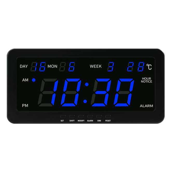 Caixing นาฬิกาดิจิตอล LED DIGITAL CLOCK แบบแขวนผนัง รุ่น CX-2159 2158 ...