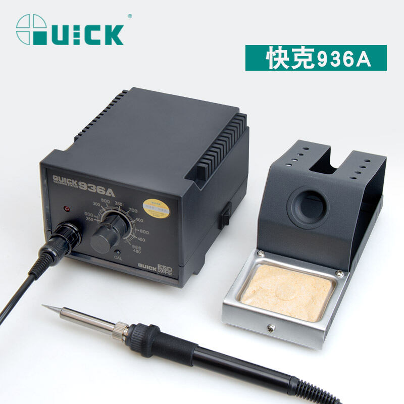 Quick Express 969A อุณหภูมิคงที่ไร้ป้องกันไฟฟ้าสถิตย์236ชุดหัวแร้งปรับ ...