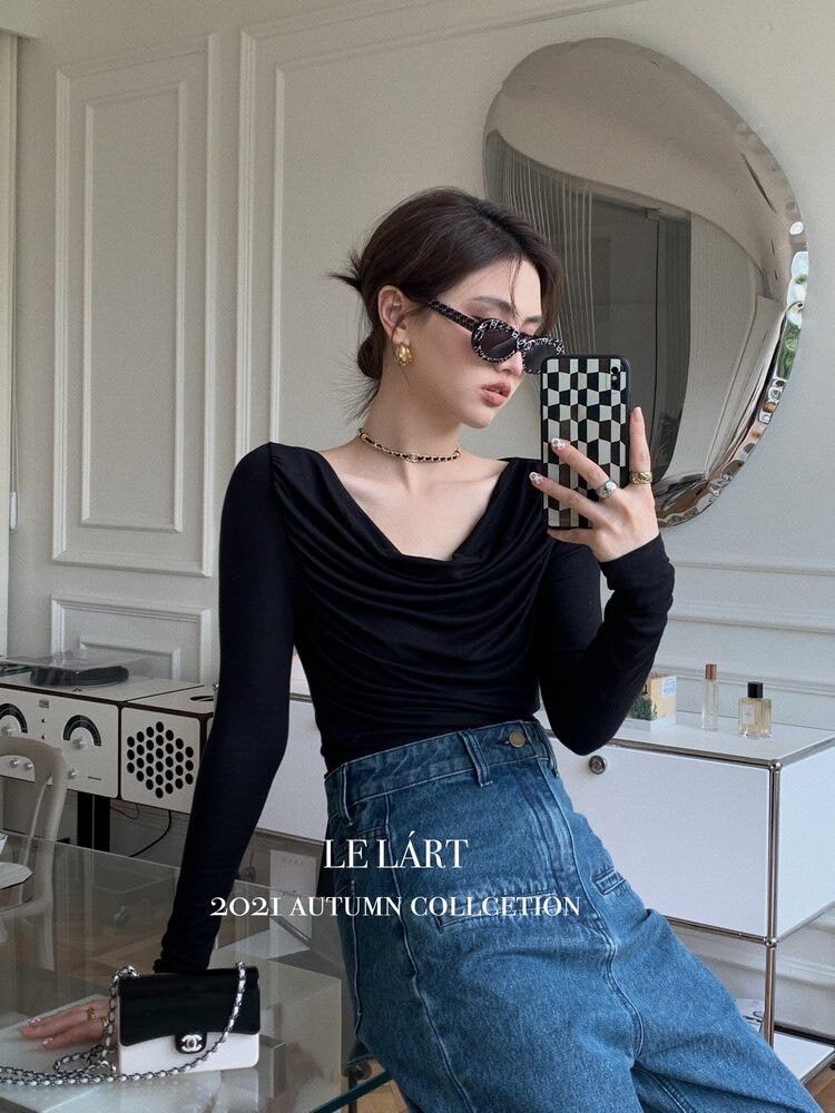 kloset A - เสื้อแขนยาวคอถ่วง | Lazada.co.th