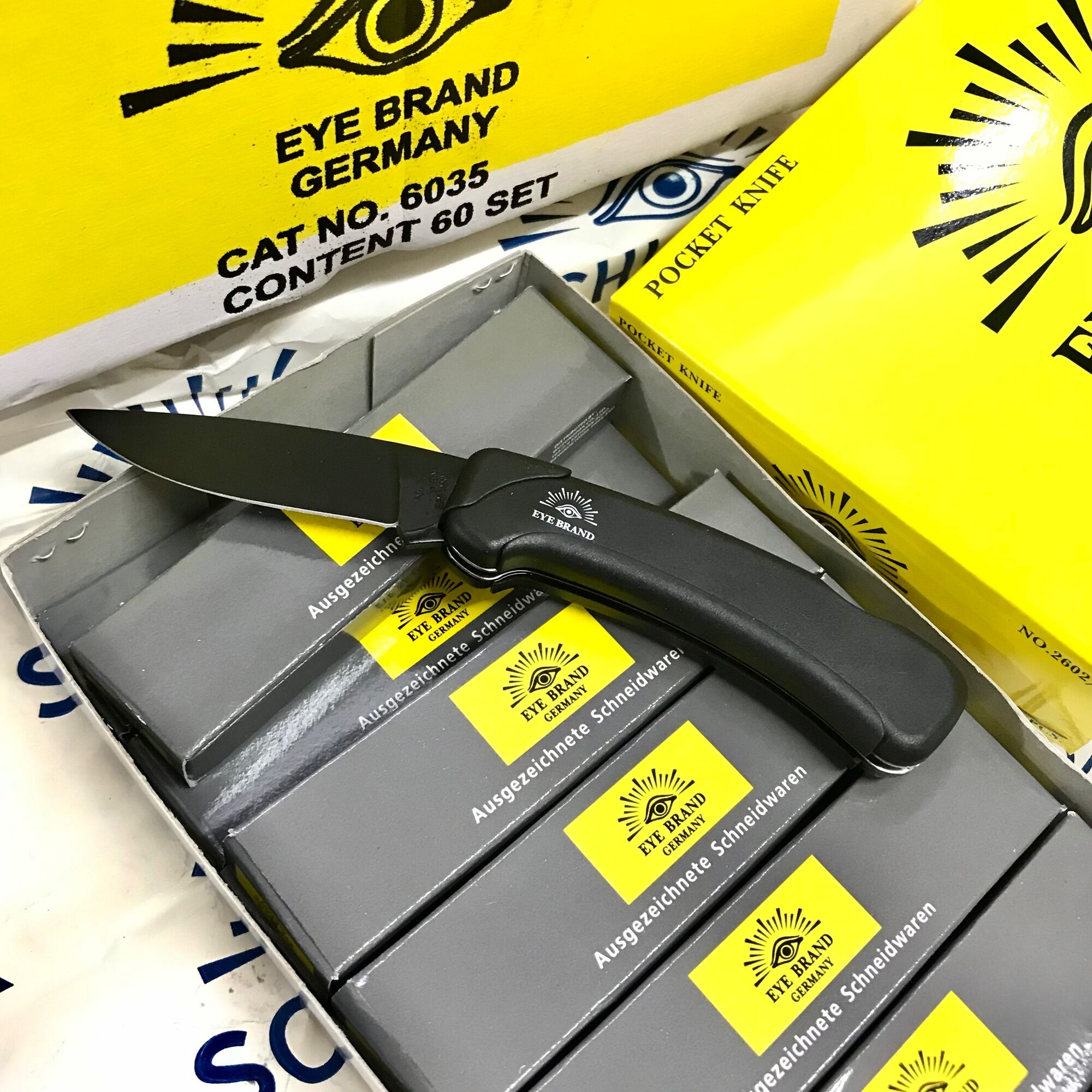 Ausgezeichnete Schneidwaren Eye brand Germany มีดพับตราตา มีด มีดพับ ...