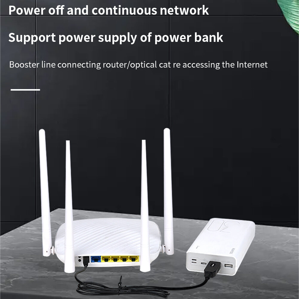 TISHRIC USB DC 5V 12V 9V สำหรับ Router WIFI อะแดปเตอร์ Usb Boost โมดูล2.1X5.5มม.ผ่าน Powerbank ...