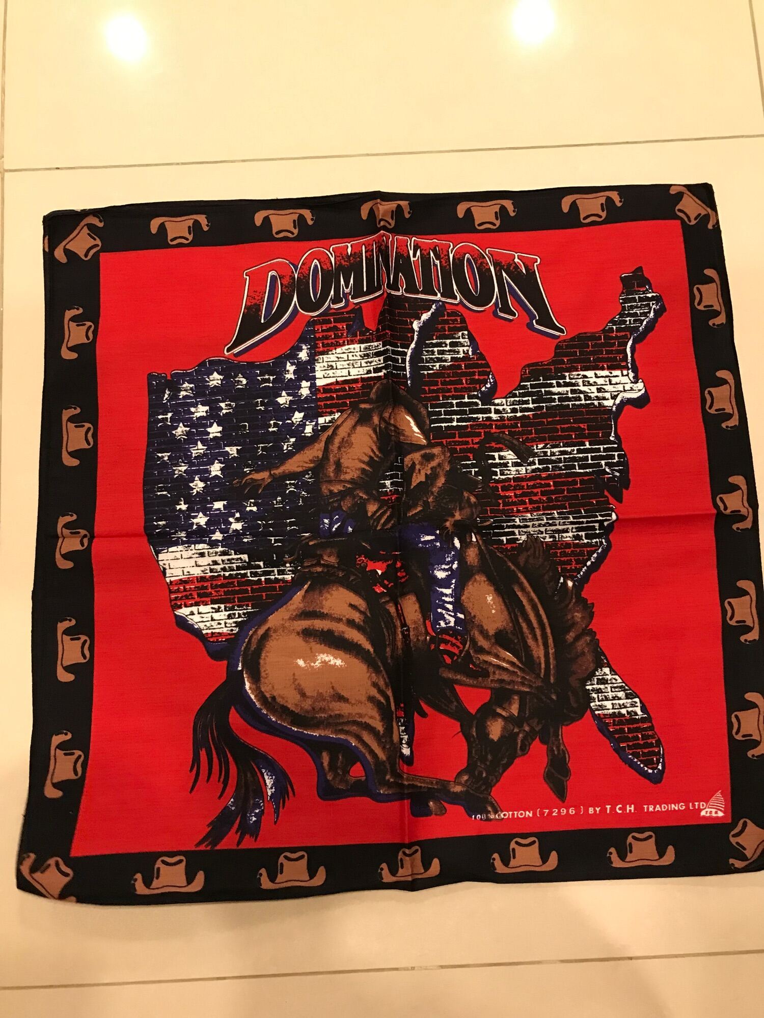 ผ้าพันคอสไตล์คาวบอย ผ้าเช็ดหน้าผื่นใหญ่ ขนาดยาว50cmกว่าง50cm | Lazada.co.th