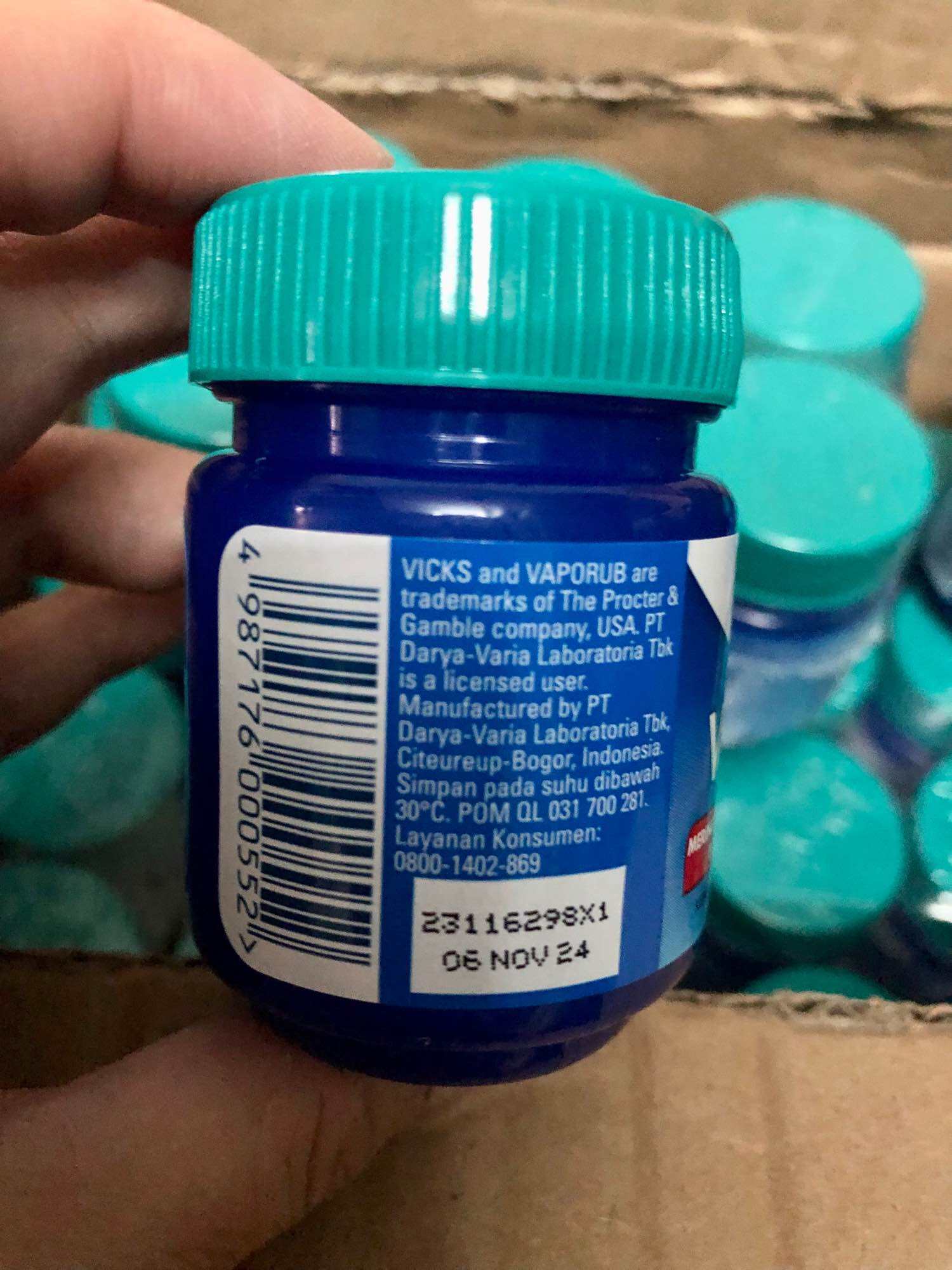 Vicks Vaporub วิคส์ วาโปรับ 50g. (แพ็คเกจมาเลเซีย) - MinD-Pink-SalT ...