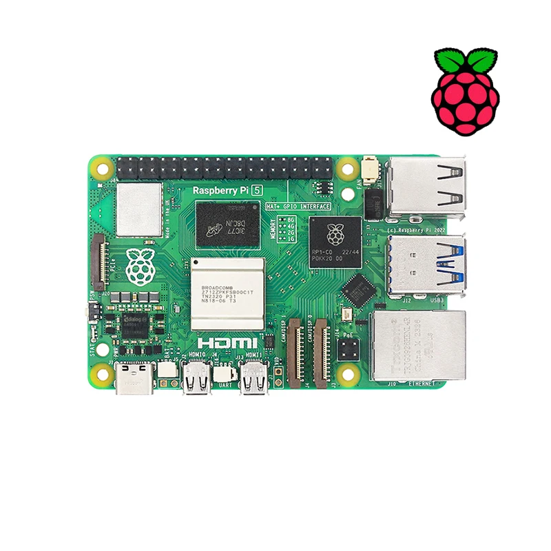 Raspberry Pi 5บอร์ดพัฒนาคอมพิวเตอร์ Ai การเขียนโปรแกรมปัญญาประดิษฐ์ชุดสาธิตอุปกรณ์เสริมบอร์ด ...