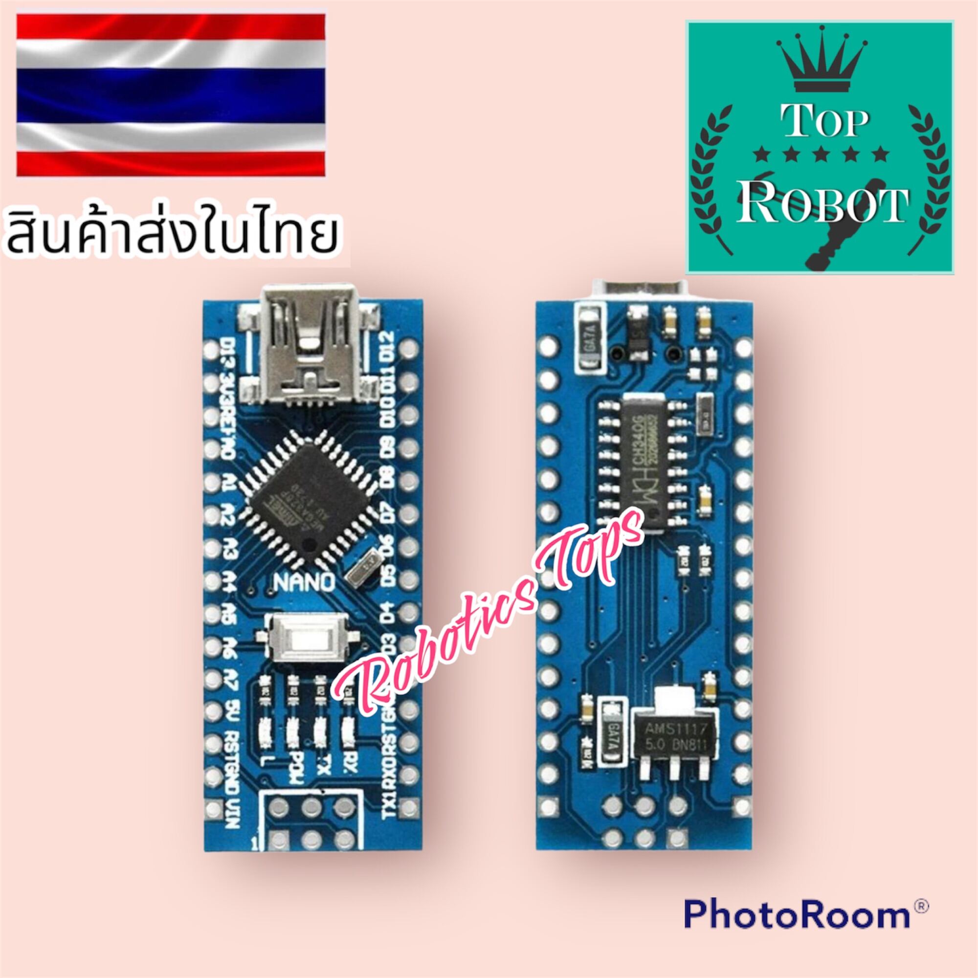 บอร์ด Arduino nano v3 (บัดกรีเอง) | Lazada.co.th