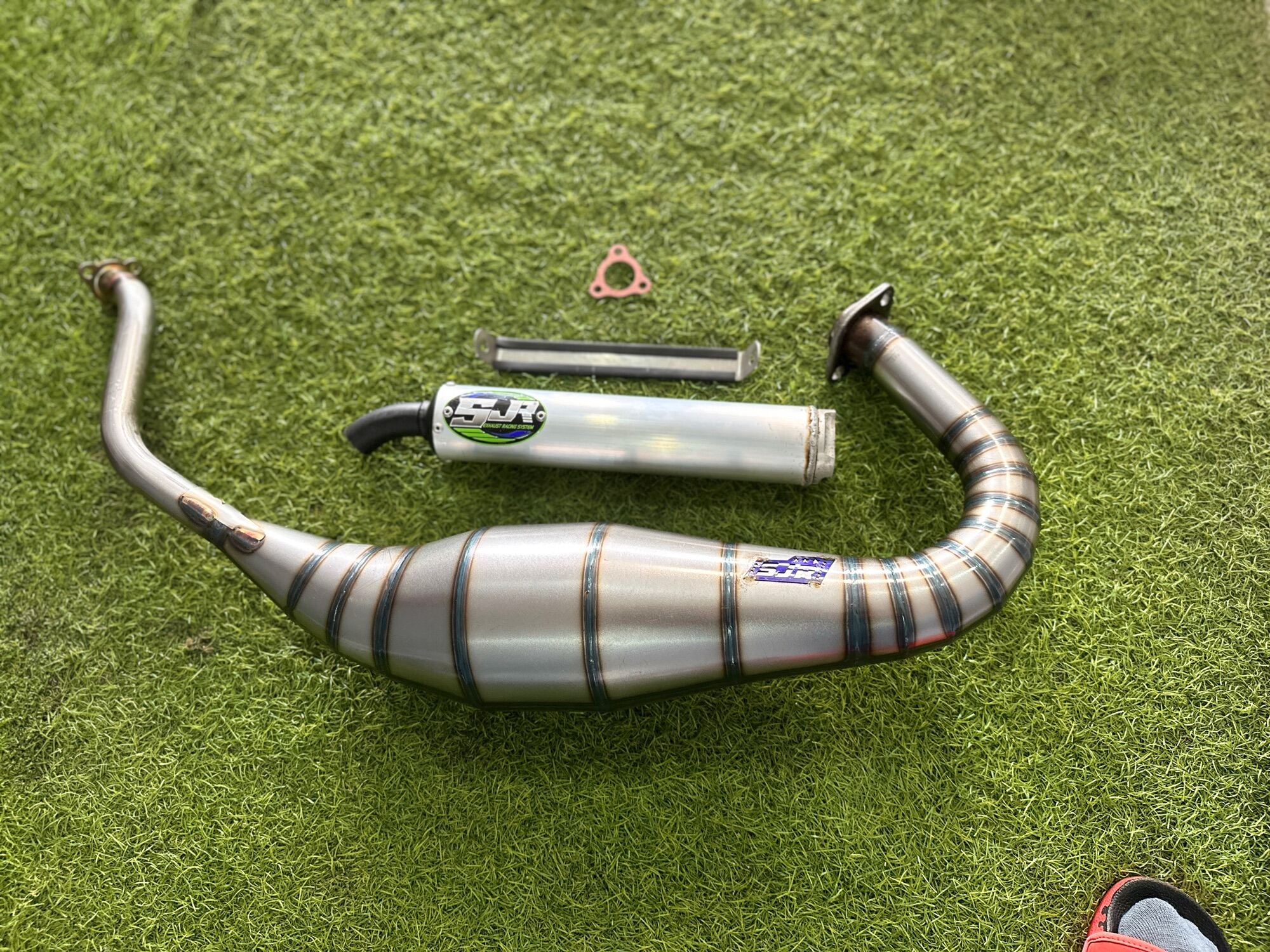 ท่อสูตร ท่อเหล็ก SJR ของแท้100 คอควั่นls dash kr vr victor serpico tzr tzm โนว่า เทน่า บีท วิเต ...