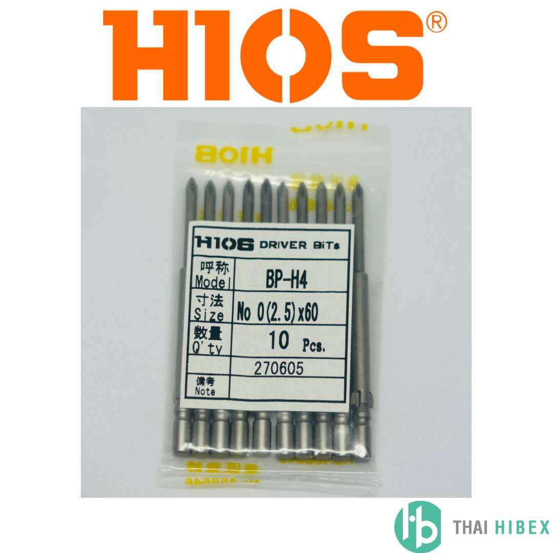 ดอกบิท HIOS/ BIT BP-H4-0-2.5-B60 BP4025060 / 10bits in 1set | Lazada.co.th