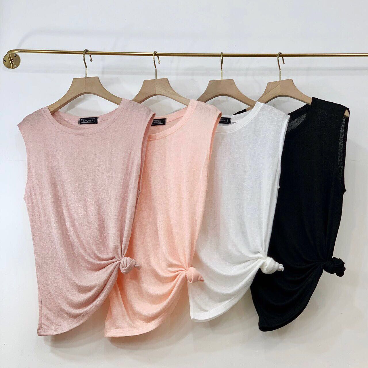 Newlooksbkk ???? SRAFF BASIC TOP เสื้อแขนกุด ผ้าสลาฟเกาหลี ใส่สบายมาก ...