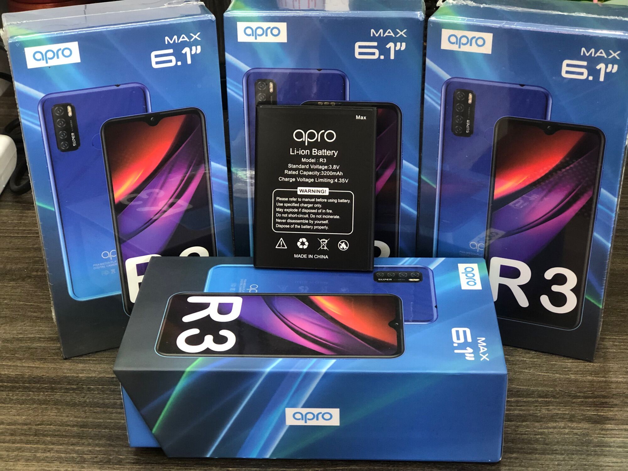 แบตเตอร์รี่มือถือ apro ใช้ได้กับรุ่น R3max สินค้าใหม่ จากศูนย์ apro THAILAND | Lazada.co.th