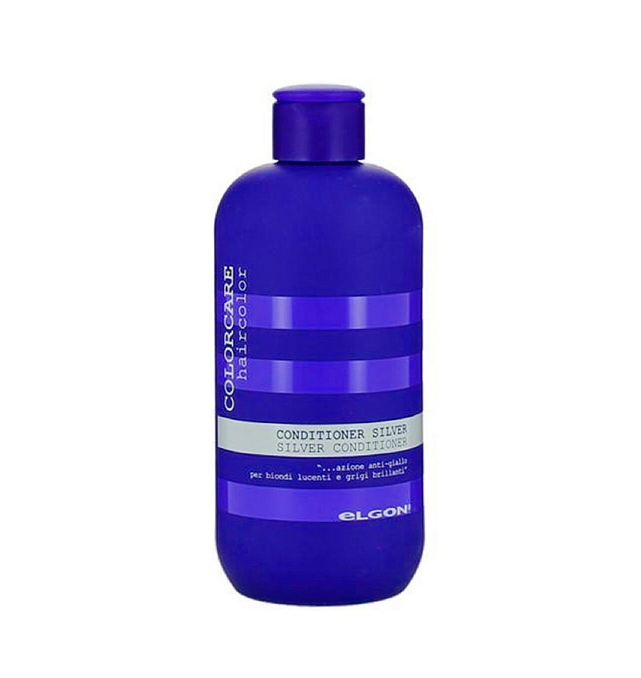 ELGON SILVER 300 ML.แชมพูม่วง+ครีมนวดผมม่วง ลดส้ม เหลืองในเส้นผม ให้สี ...