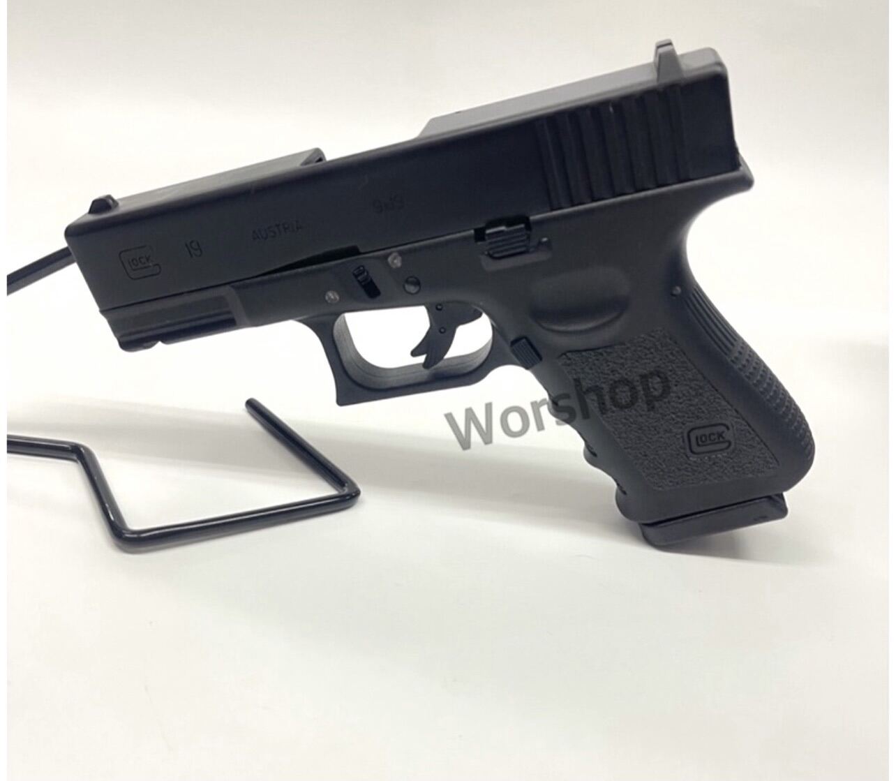 Blank Kuzey G19 Glock 19 9mm P.A.K.สีดำสำหรับเหมาะการถ่ายทำภาพยนตร์หรือ ...