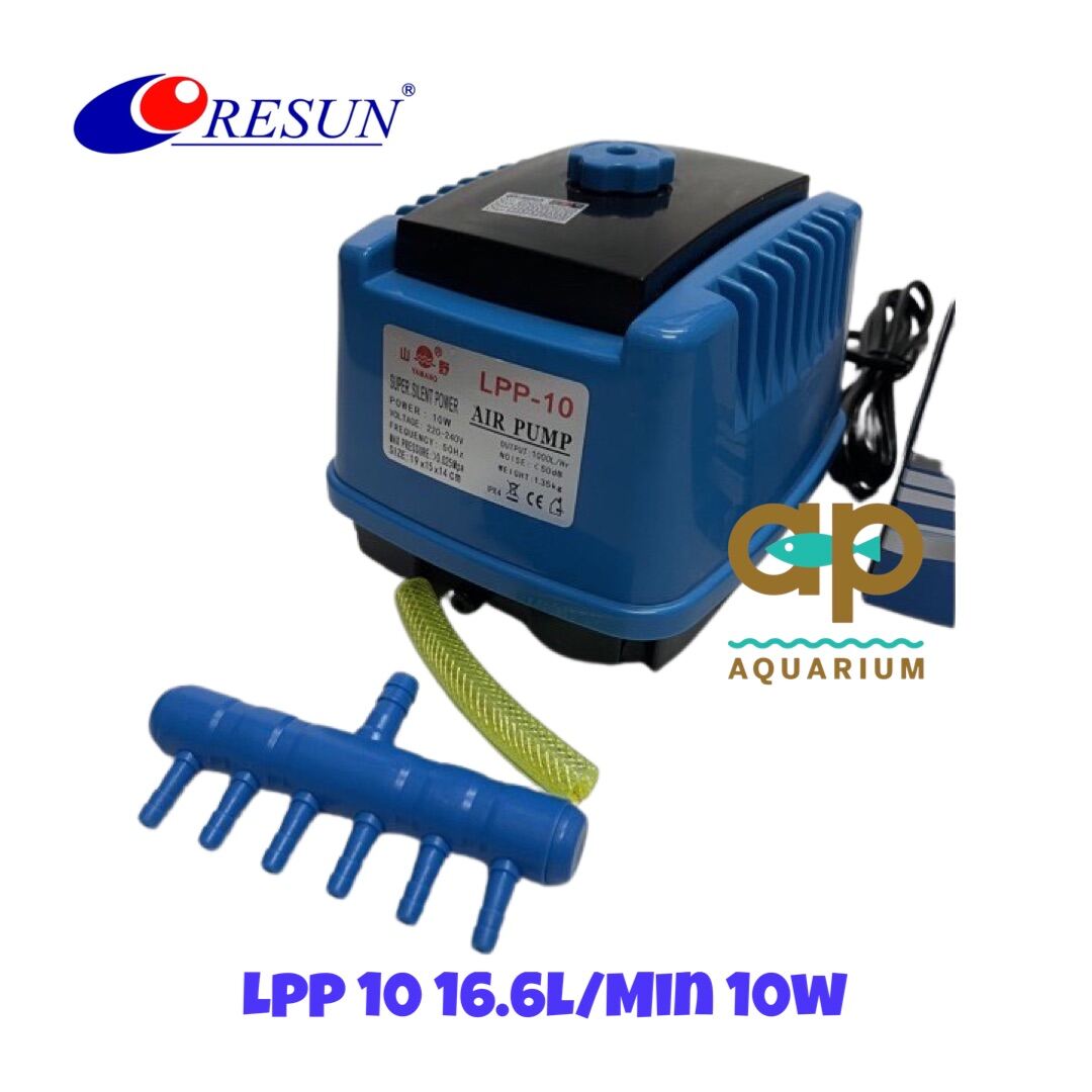 Yamano LPP-10 ปั๊มลมเสียงเงียบ - Apple Aqua - ThaiPick