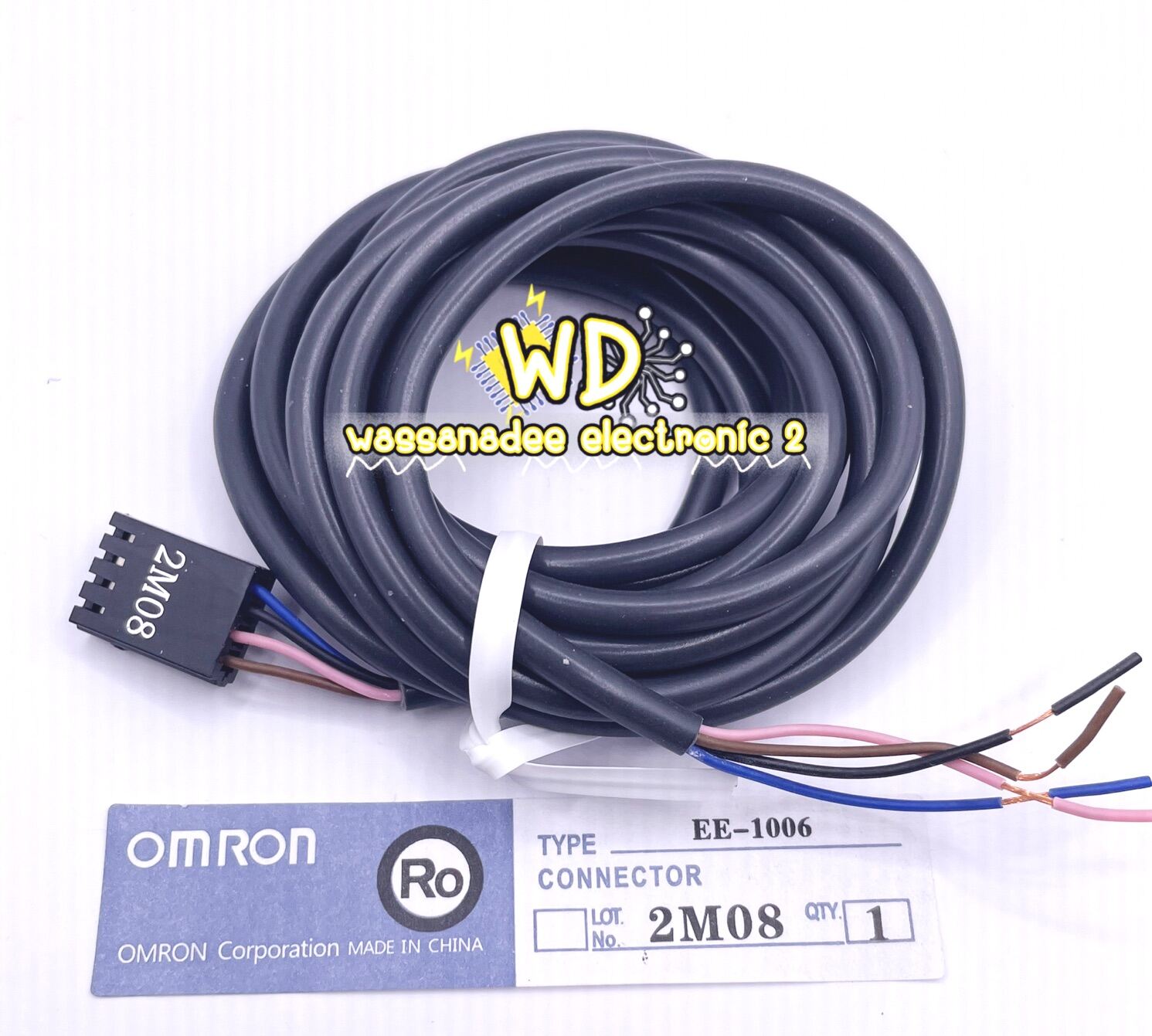 EE-1006 2m omron Automation and Safety CONNECTOR คอนเน็คเตอร์พร้อมสายไฟ ...