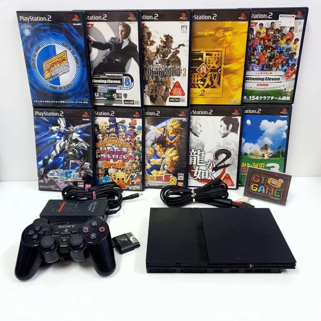 Sony Ps2 Slim SCPH-70000 NTSC-J JAPAN แท้ ครบชุดพร้อมเล่นไฟไทย Ps2 Slim ...