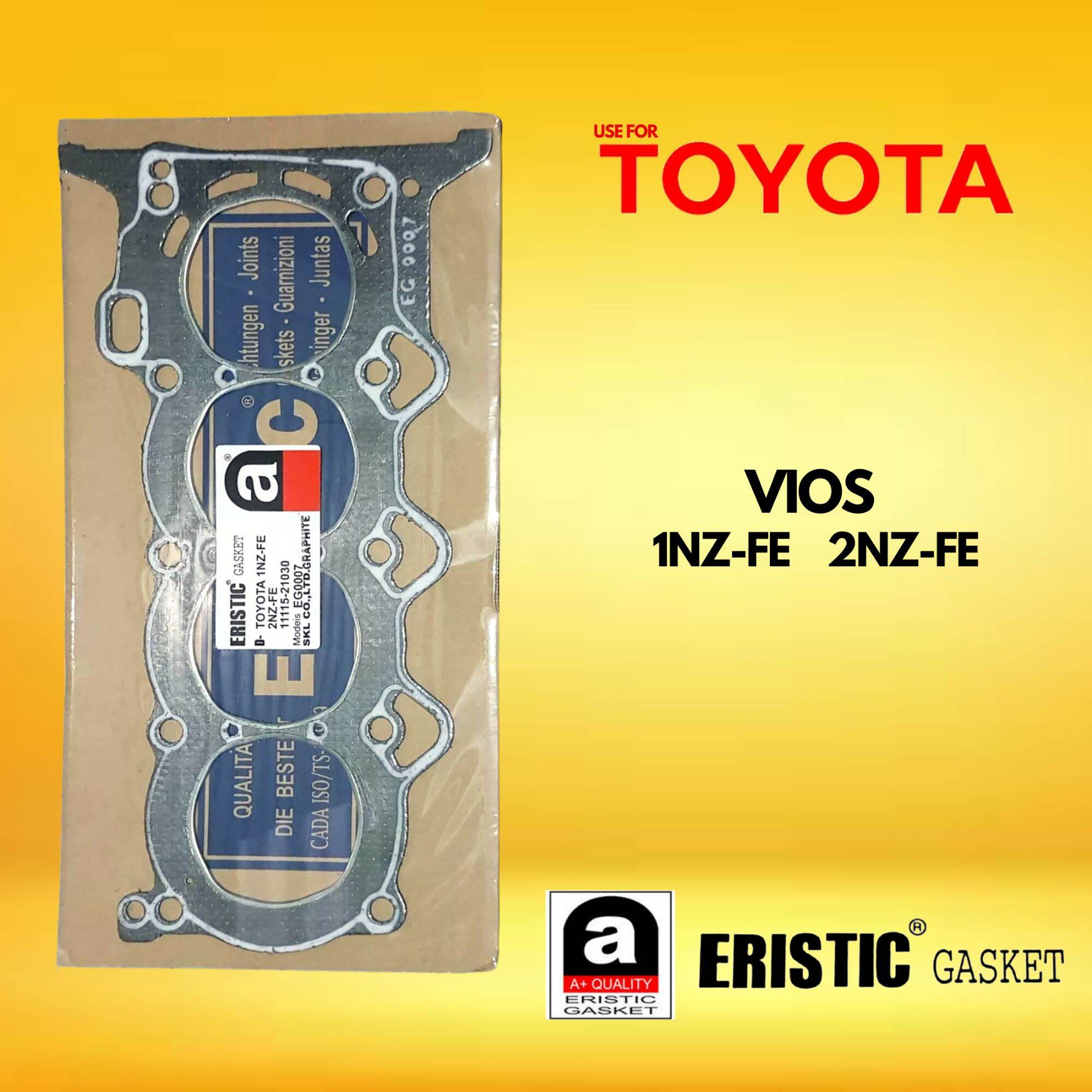 1 แผ่น GASKET ประเก็นฝาสูบ ปะเก็นฝาสูบ ประเก็นไฟ ปะเก็นไฟ TOYOTA VIOS ...