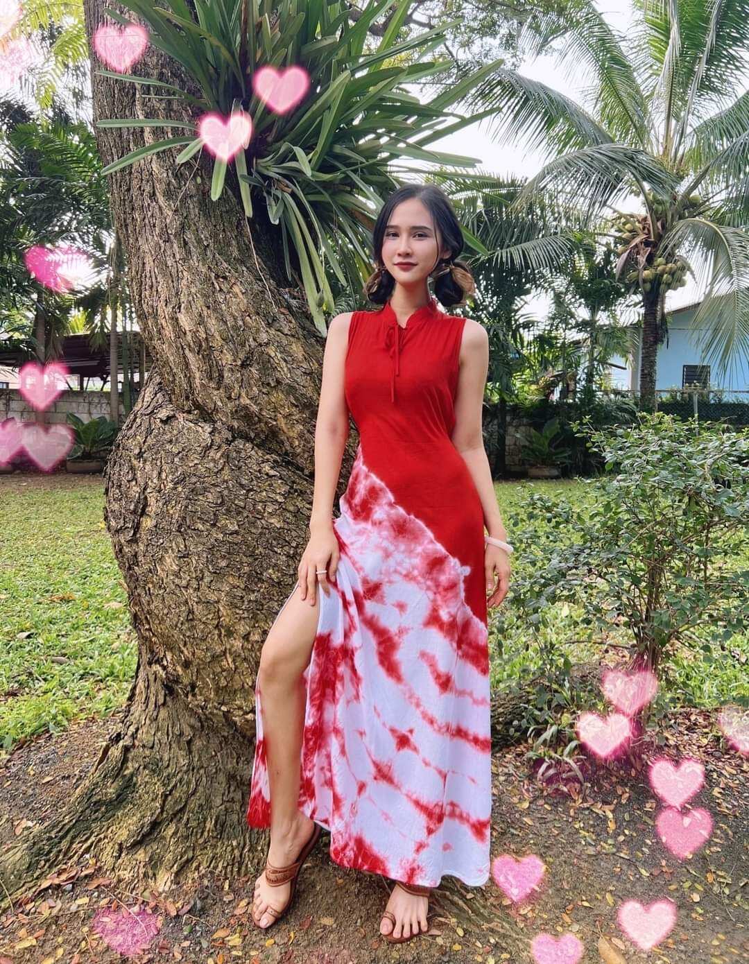 ชุดเดรส ผ้ามัดย้อม - nongkharn - ThaiPick