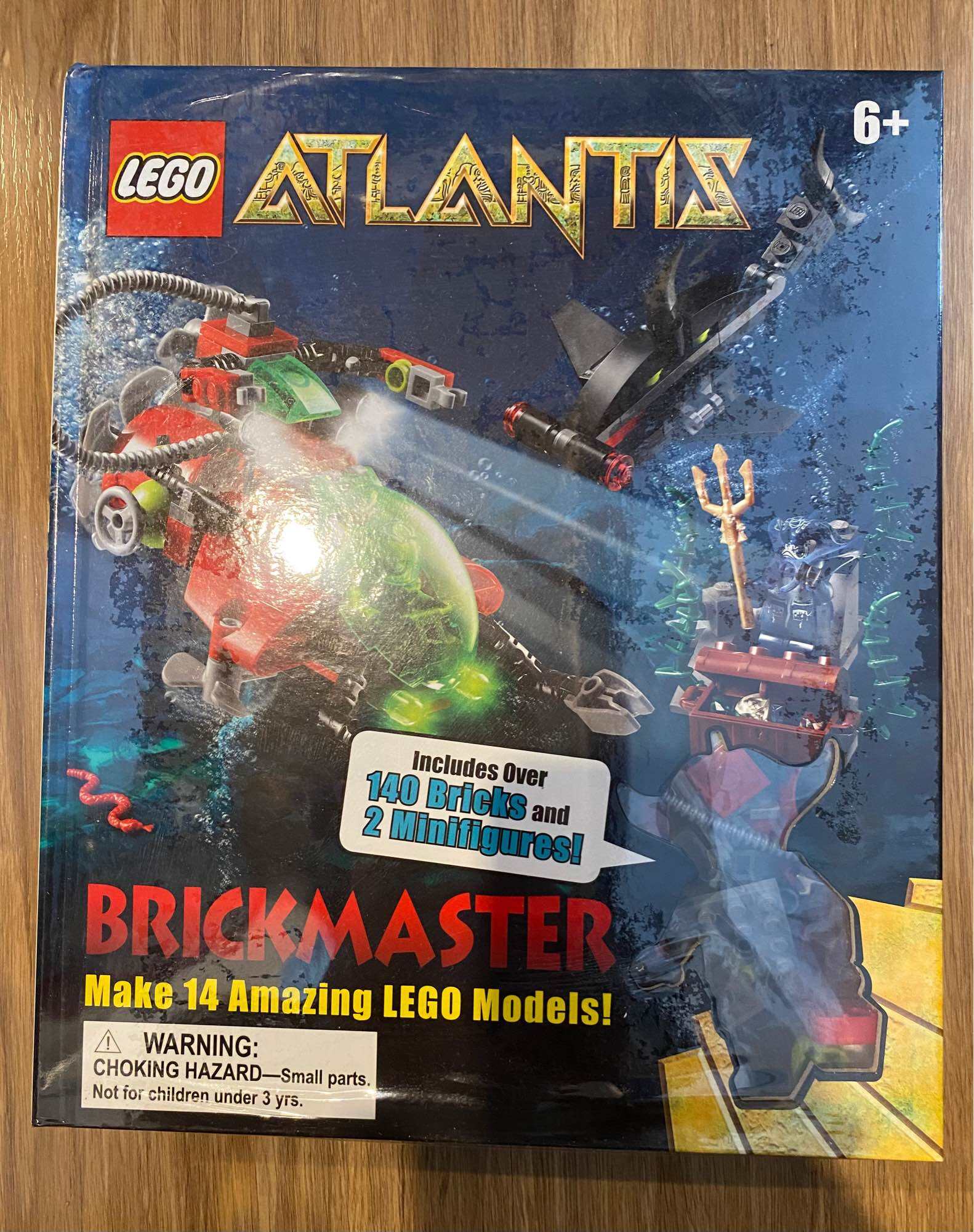 Lego brickmaster Atlantis ผลิตปี 2010 ของสะสม เลโก้แท้ ภายในมีบริคต่อ ...