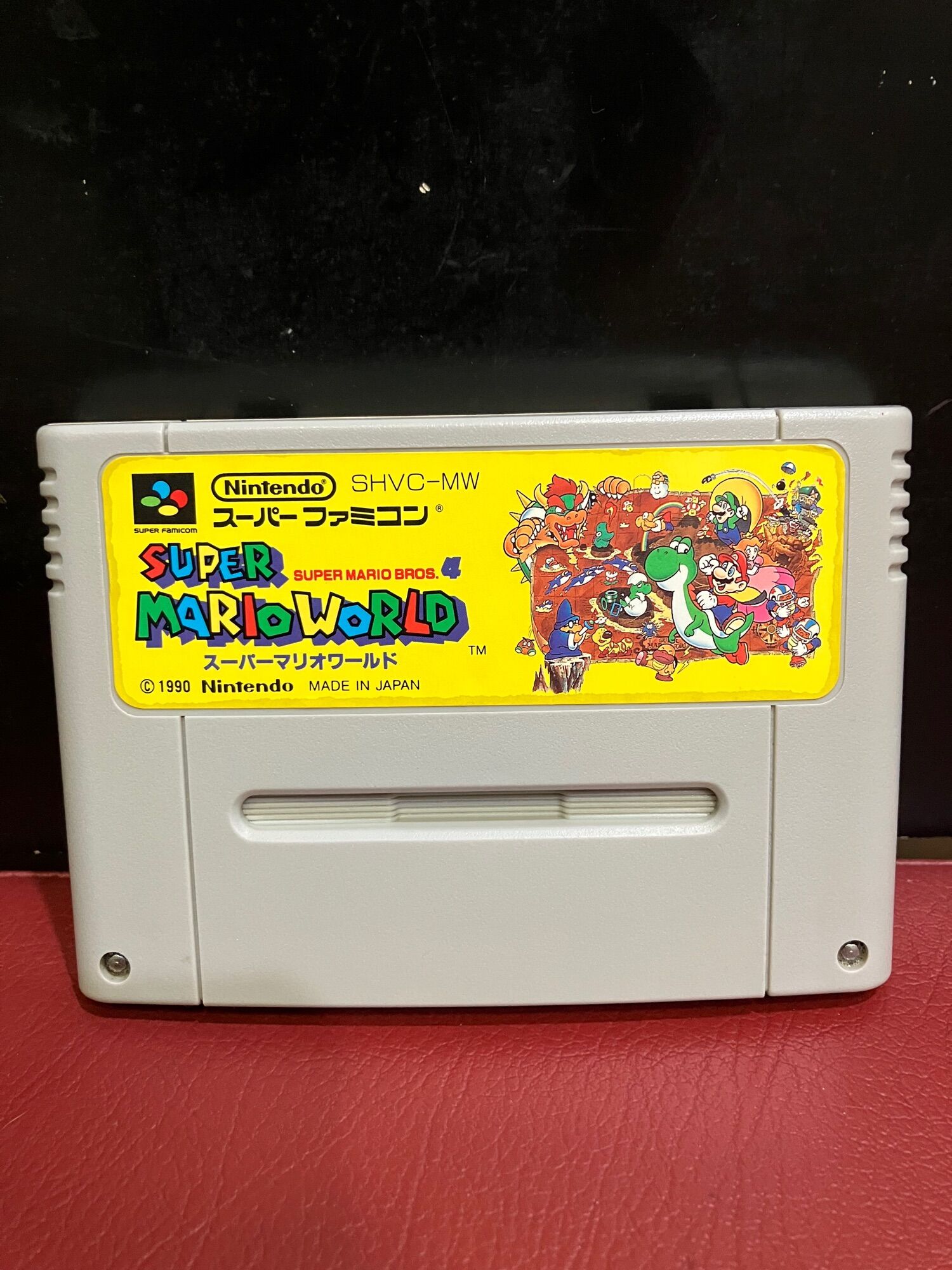 ตลับแท้ SFC Super Mario World Japan Original (SHVC-MW) Super Famicom ...