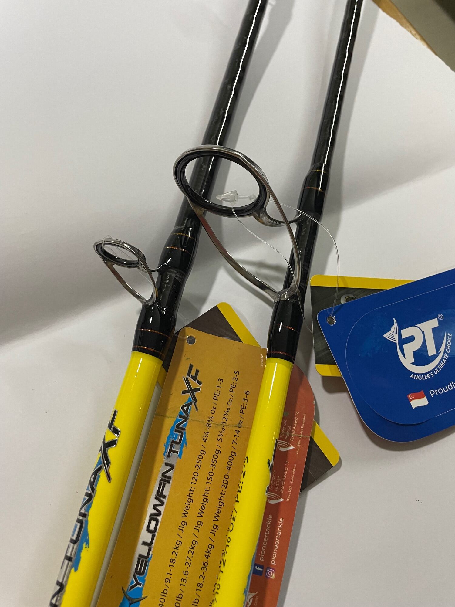 คัน PIONEER YELLOWFIN TUNA XF คันจิ๊ก อัดบึก ตกหน้าดิน ตกปลาทะเล แบล้งค์เอ็กซ์ครอส ยาว 6 ฟุต ต่อ ...