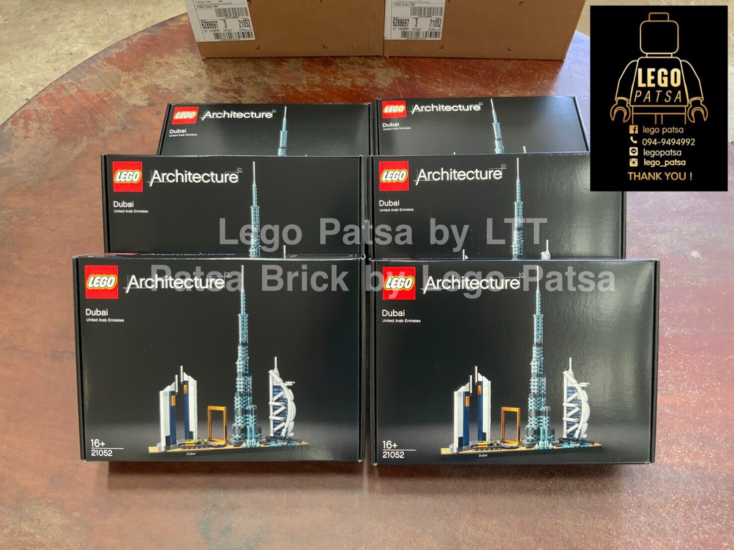 Lego 21052 Dubai (Architecture) (Retired Set) กล่องมีรอยจากการขนส่ง ...