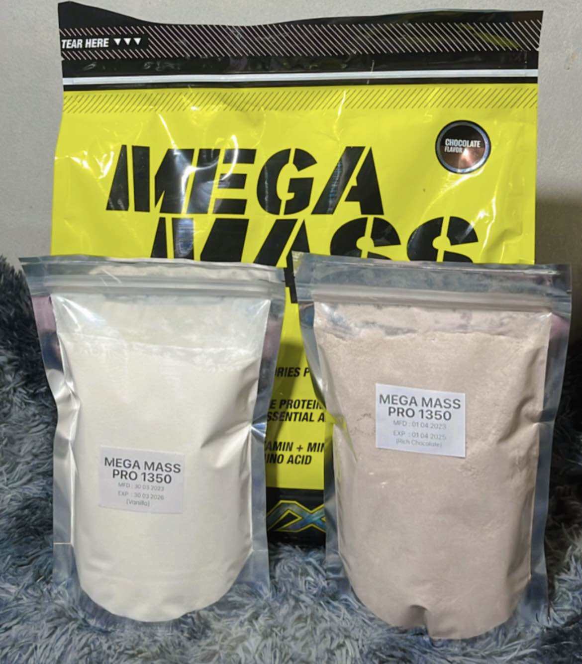 เวย์โปรตีน VX MEGA MASS 1350 ( 1 ปอนด์ ) เพิ่มน้ำหนัก เพิ่มกล้ามเนื้อ ครบทุกรสชาติ | Lazada.co.th