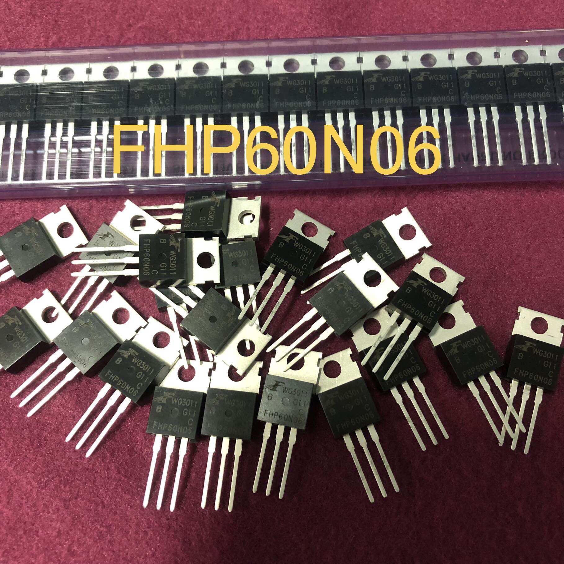 FHP60N06 P60N06 60N06 มอสเฟต Mosfet ภาคจ่ายไฟแอมป์รถยนต์ ยี่ห้อ FBแท้ ...