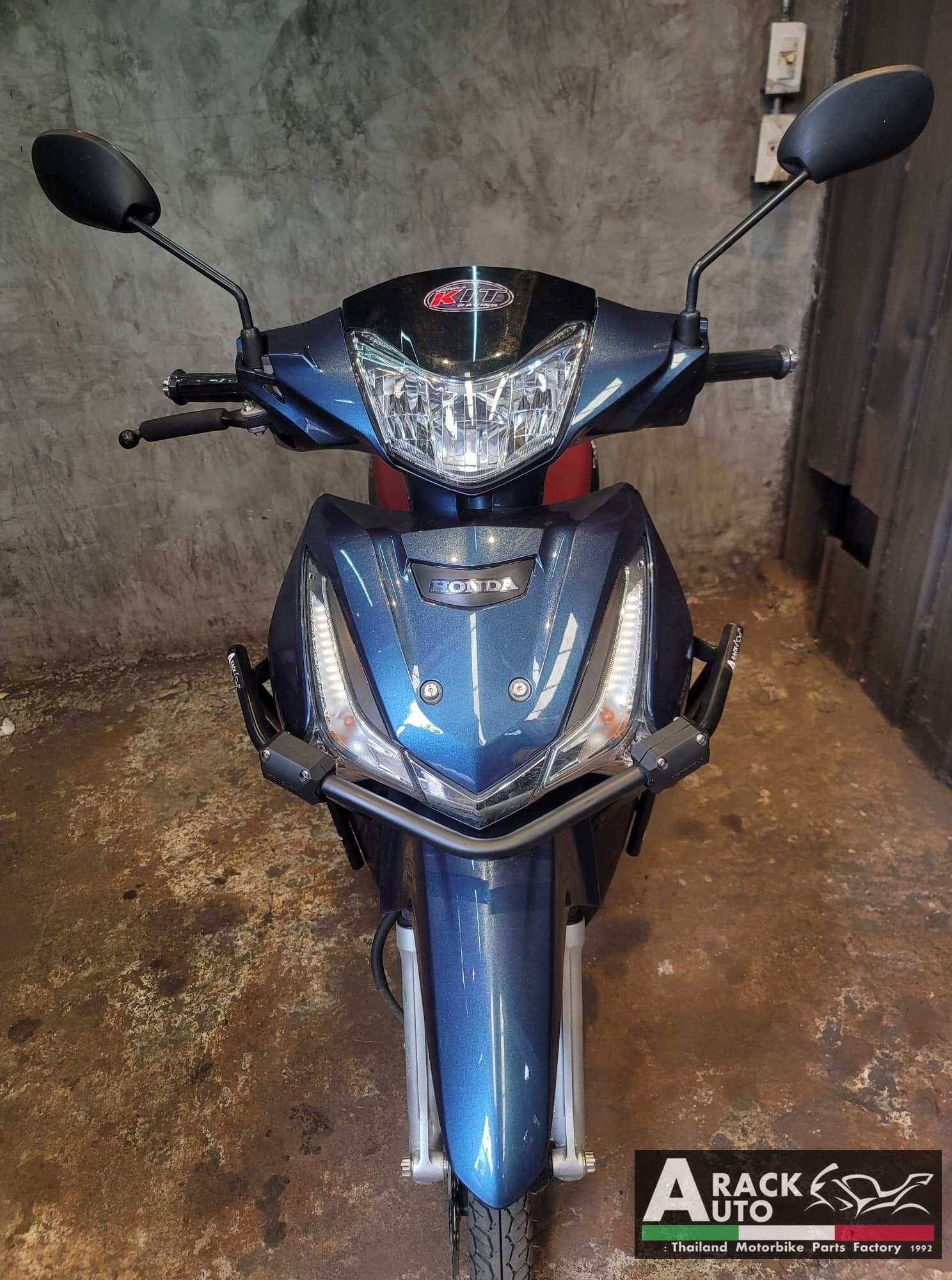 แคชบาร์ กันล้ม Wave 125 LED 2019-2022 [สินค้าไม่รวมประกับแคชบาร์] [ใส่ ...