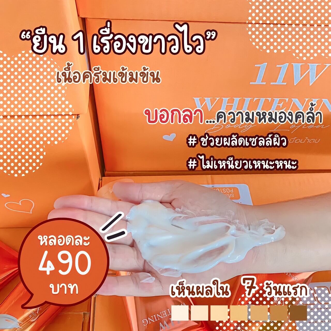 11 W น้ำตบผิวขาว ของแท้ 100% 1 หลอด (สินค้าขายดียอดนิยม) !!! - 11W ...