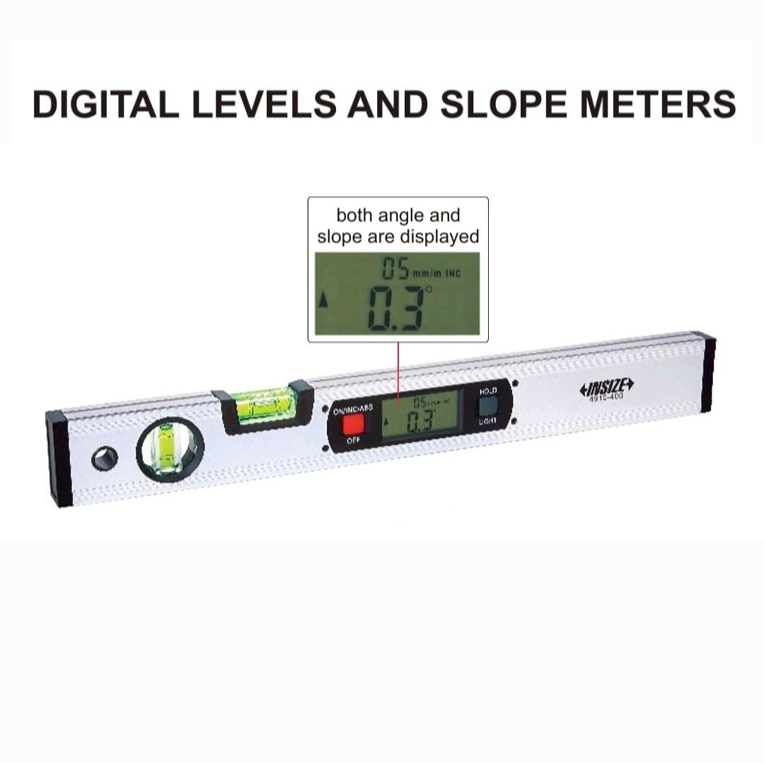 ระดับน้ำดิจิตอล Digital Level And Slope Meter INSIZE 4910-400 อินไซส์ ...
