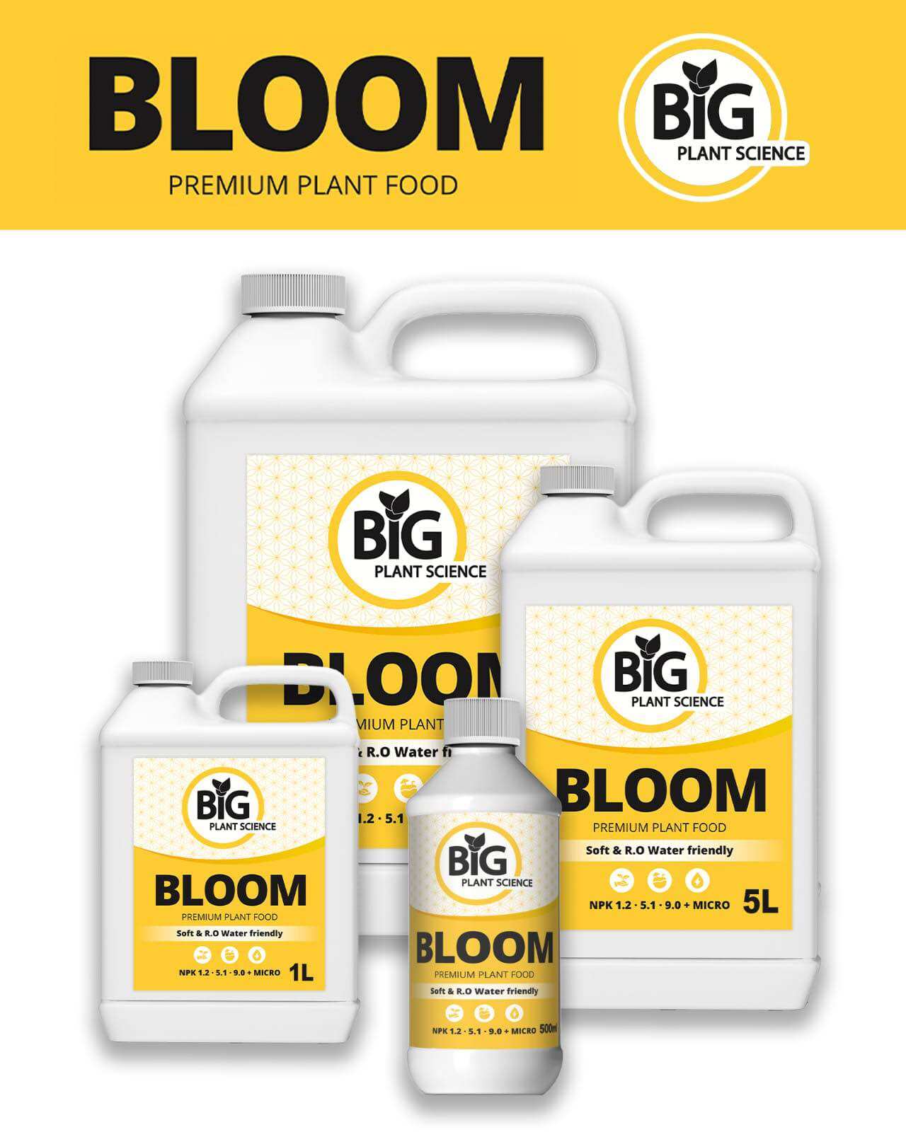 BiG Plant Science | Bloom | ปุ๋ยน้ำเร่งดอก | Lazada.co.th