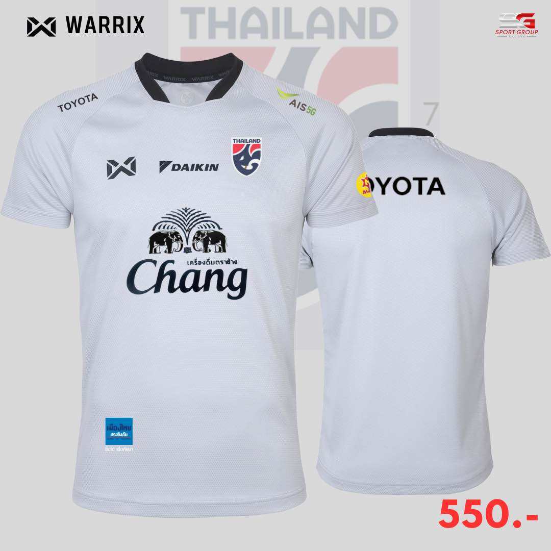เสื้อซ้อมทีมชาติไทย เสื้อกีฬา WARRIX ของแท้ เสื้อซ้อมทีมชาติไทย WARIX ...