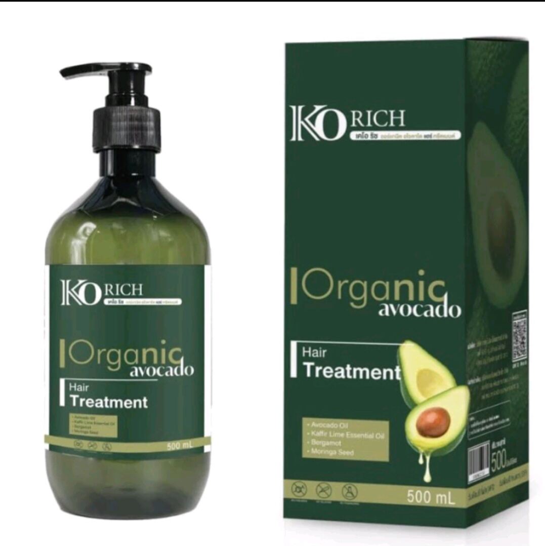 เคโอริช ออร์แกน อโวคาโด เคราติน ทรีทเม้นท์ Ko Rich 500 ml (ครีมนวดผม ...