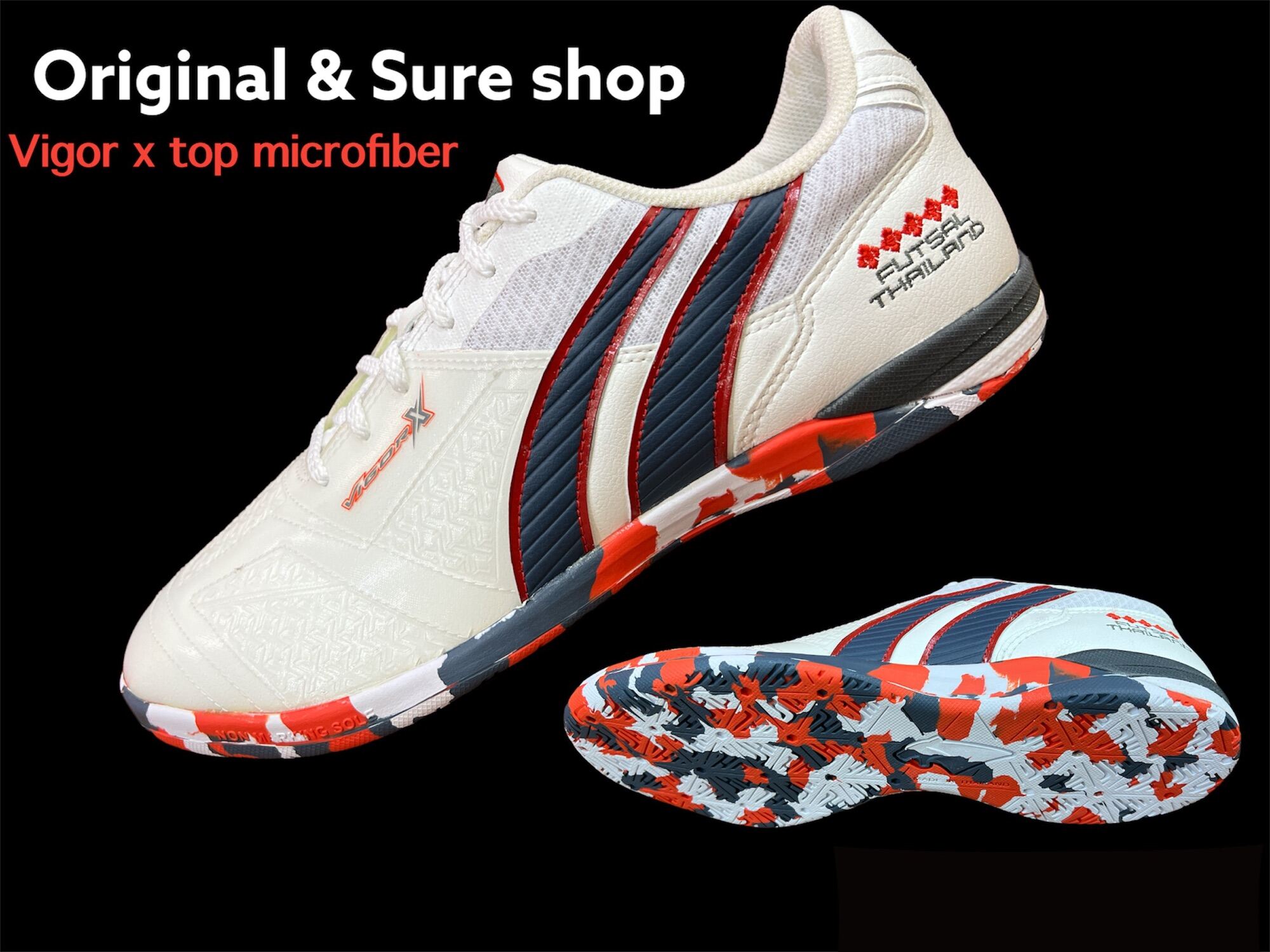 รองเท้าฟุตซอล pan vigor x top | Lazada.co.th