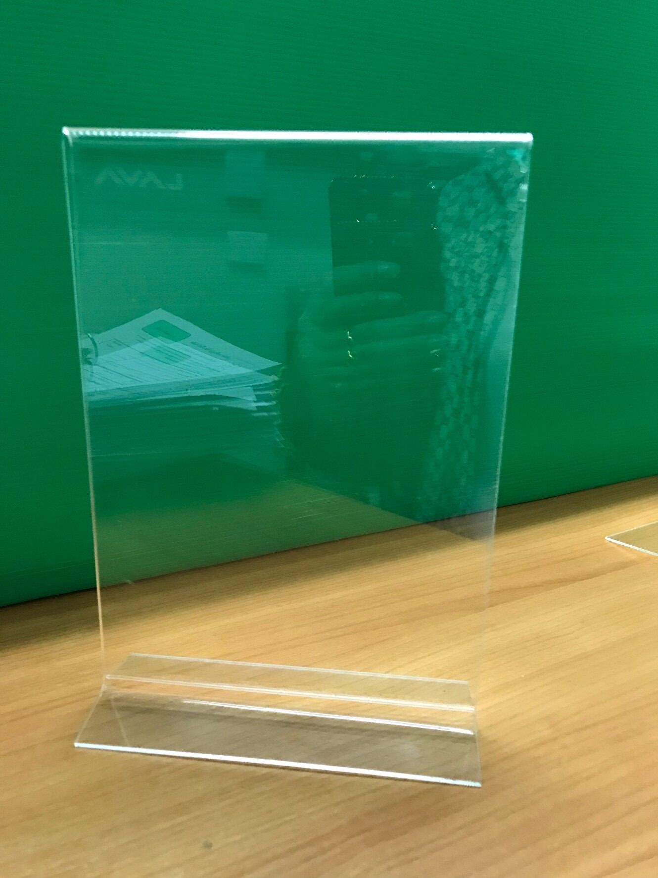 📌🅰️ผลิตเองพร้อมส่งป้ายอะคริลิคตั้งโต๊ะเกรด🅰️ขนาดA6แบบT-Shape | Lazada.co.th