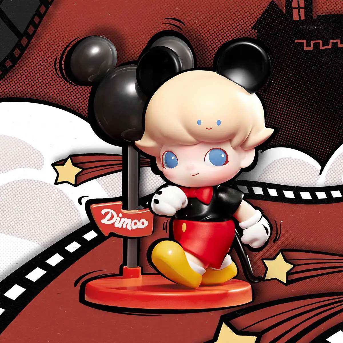 พร้อมส่ง แบบจุ่ม POPMART DIMOO x Disney figure