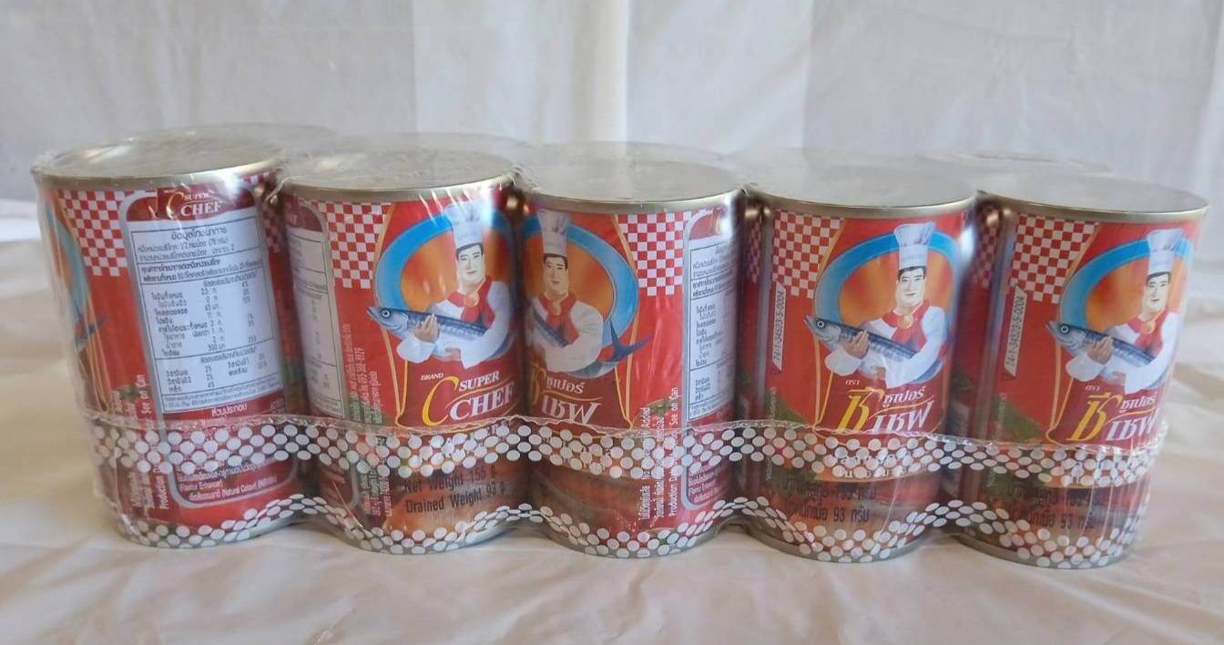 ปลากระป๋องSuper C Chef ปลากระป๋องซูเปอร์ ซี เชฟ (ปลาแมคเคอเรล)ในชอส ...