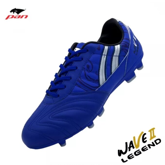 (PANลิขสิทธิ์)รองเท้าฟุตบอลสตั๊ด PAN WAVE II LEGEND หนังแท้ ไซส์ 39-45 ...