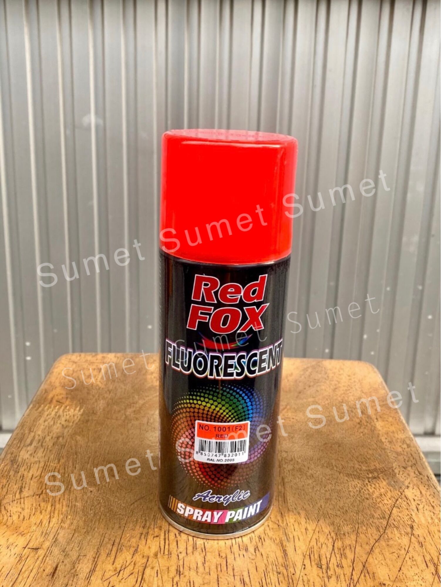 (ขายปลีก-ส่ง) สีสเปรย์สะท้อนแสงเรดฟอกซ์ Red FOX FLUORESCENT Spray paint ...