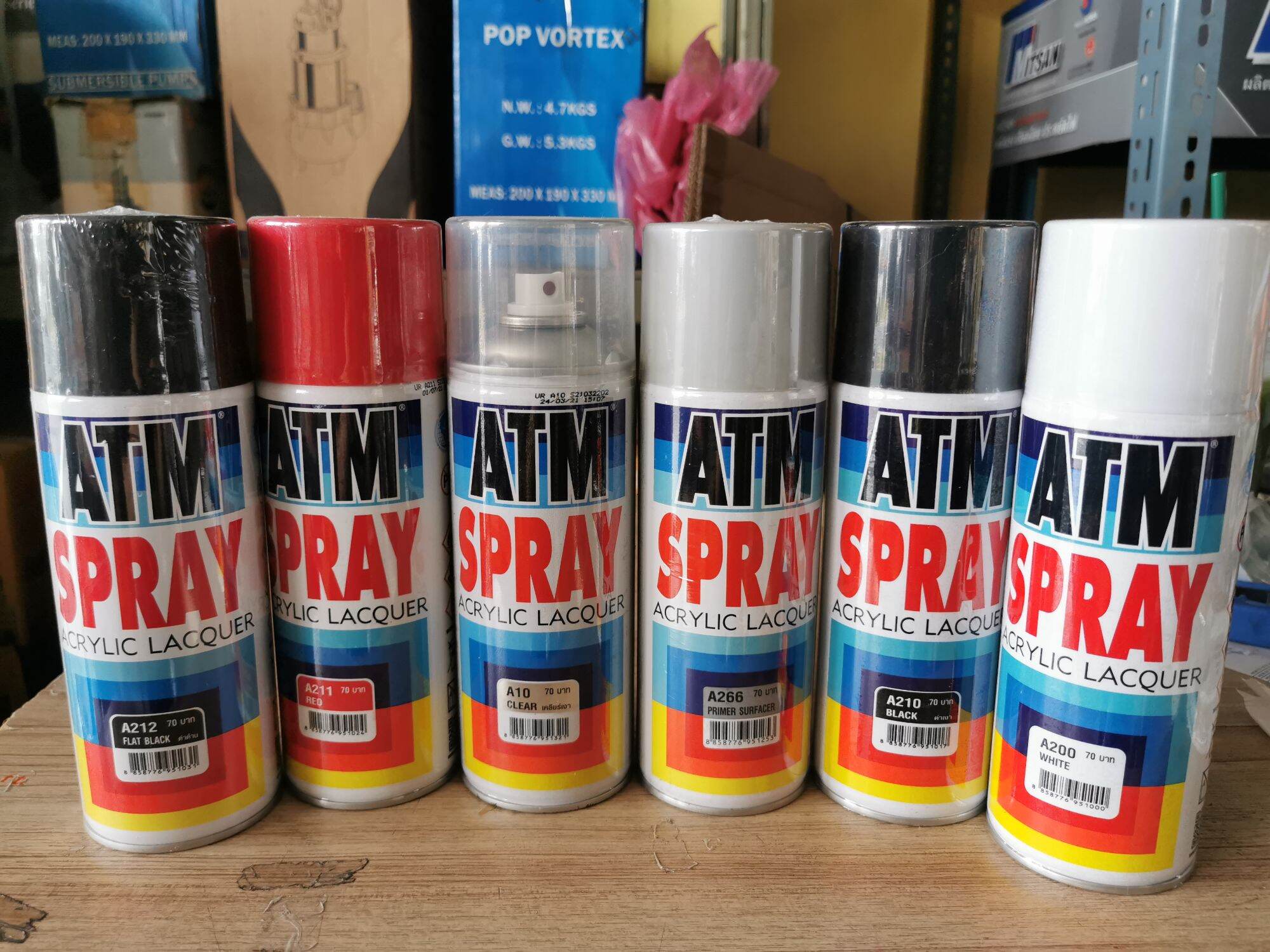 สเปร์ย ATM SPRAY ACRYLIC LACQUER ขนาด 270 กรัม | Lazada.co.th