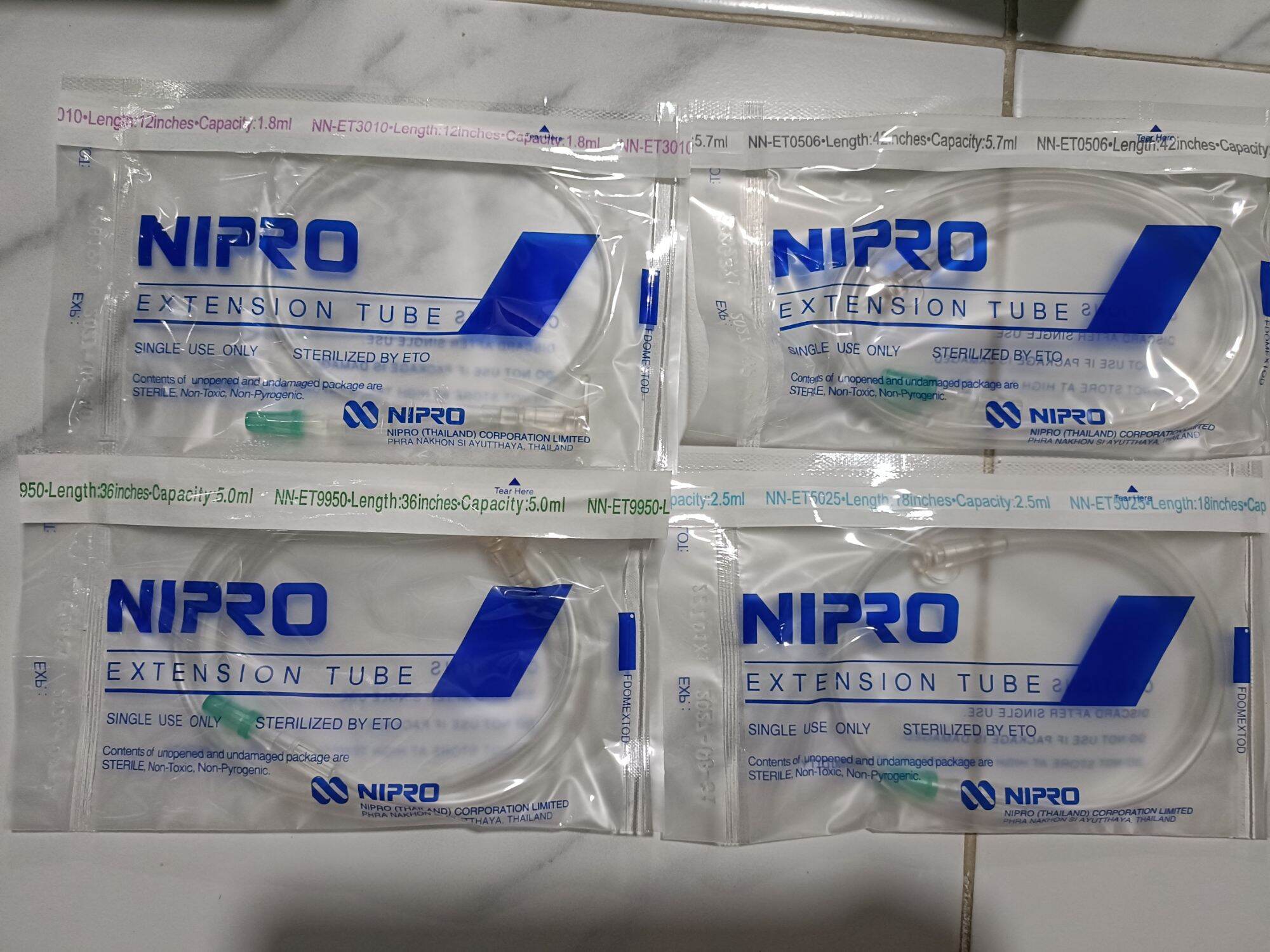 Nipro extension tube 12" 18" 36" 42" | Lazada.co.th