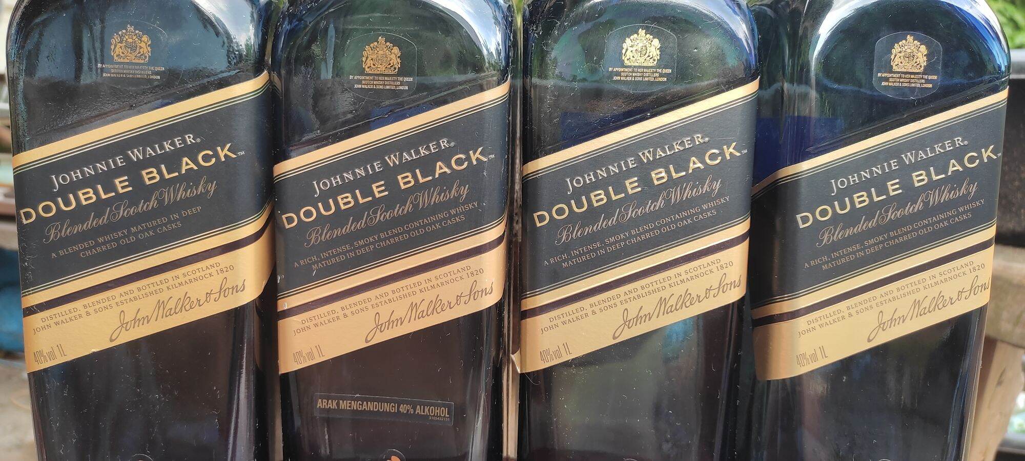 ขวดเหล้าเปล่า Bouble Black 1L Johnnie Walker ไม่มีกล่อง | Lazada.co.th